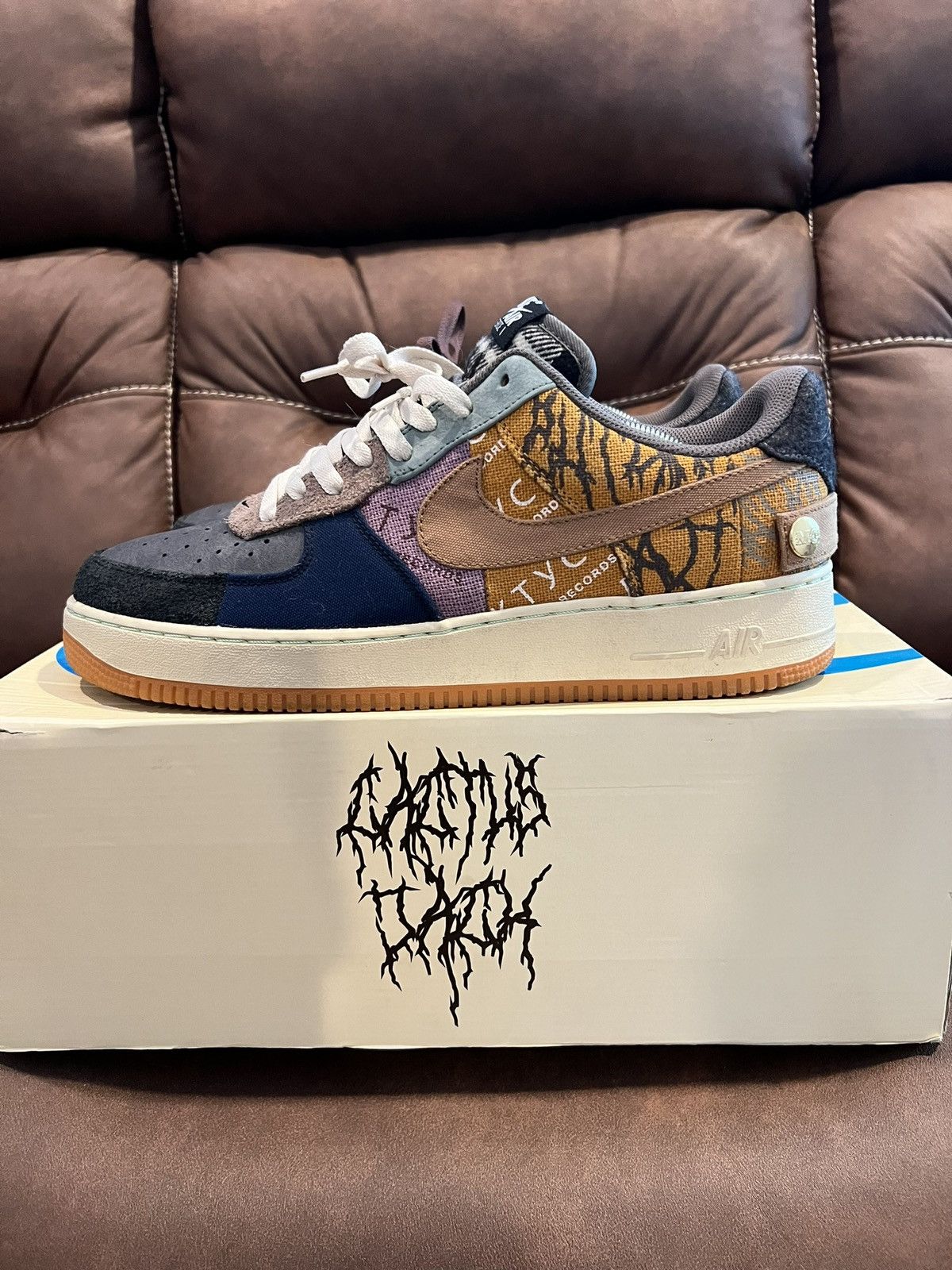 Nike × Travis Scott Nike Air Force 1 Low Travis Scott Cactus Jack | Grailed
