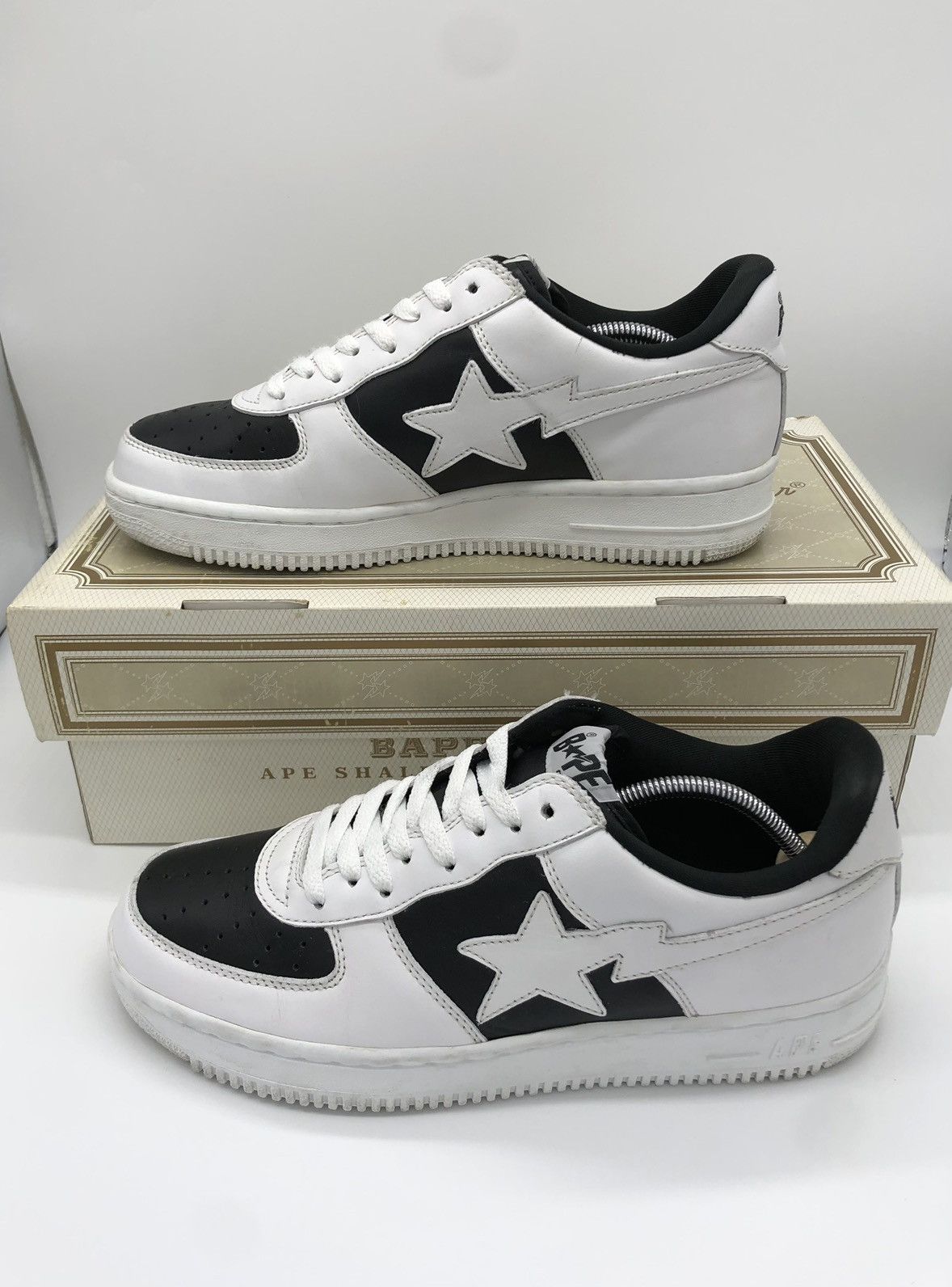 Bape OG Reverse Panda Bapesta | Grailed