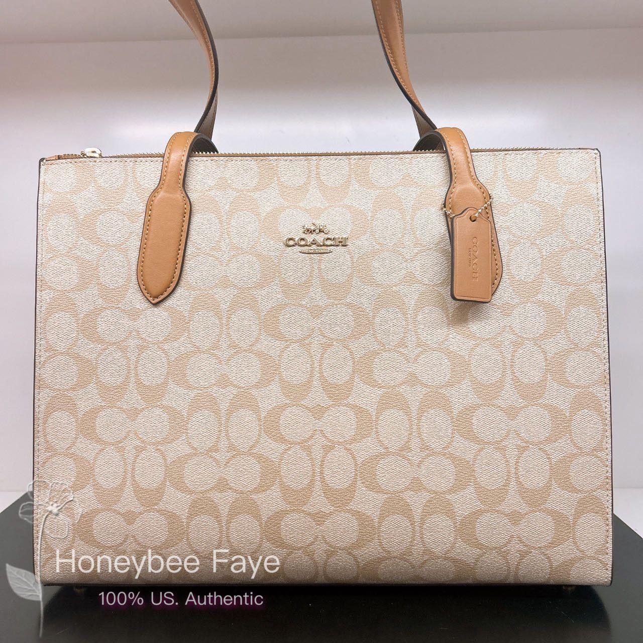 Coach Nina Tote Bag In Signature Canvas CL399 | Grailed
