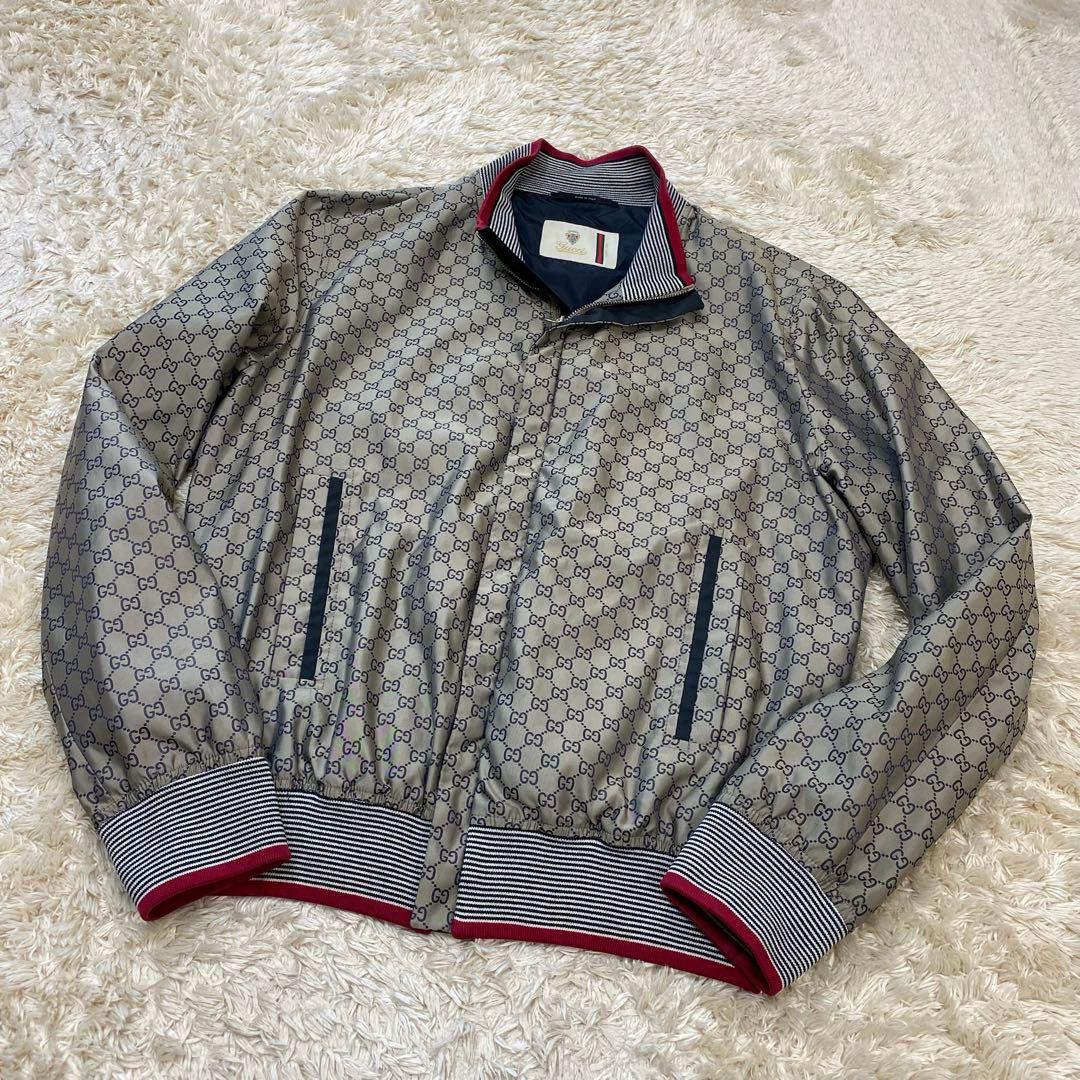 Gucci Authentic Gucci Monogram Bomber Jacket | Grailed