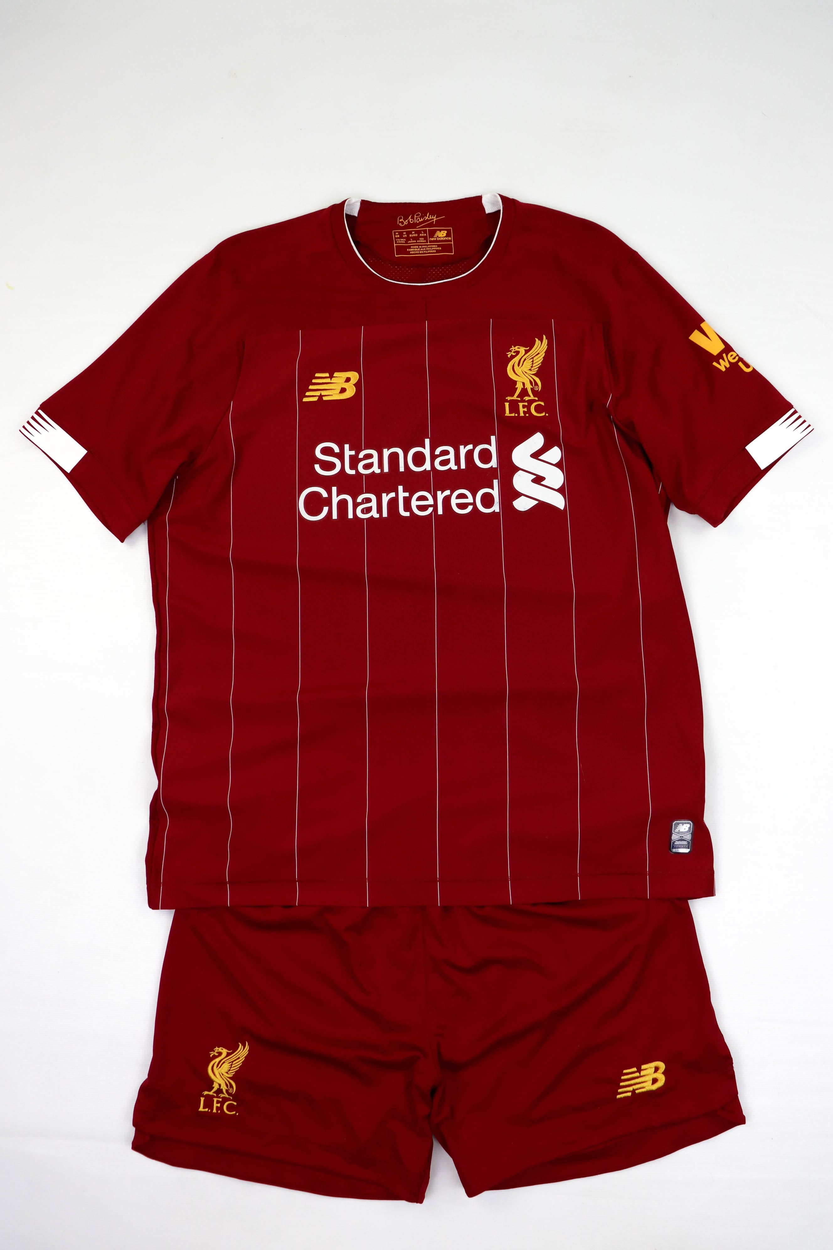 Liverpool × New Balance × Soccer Jersey New Balance LFC Burgundy Red ...