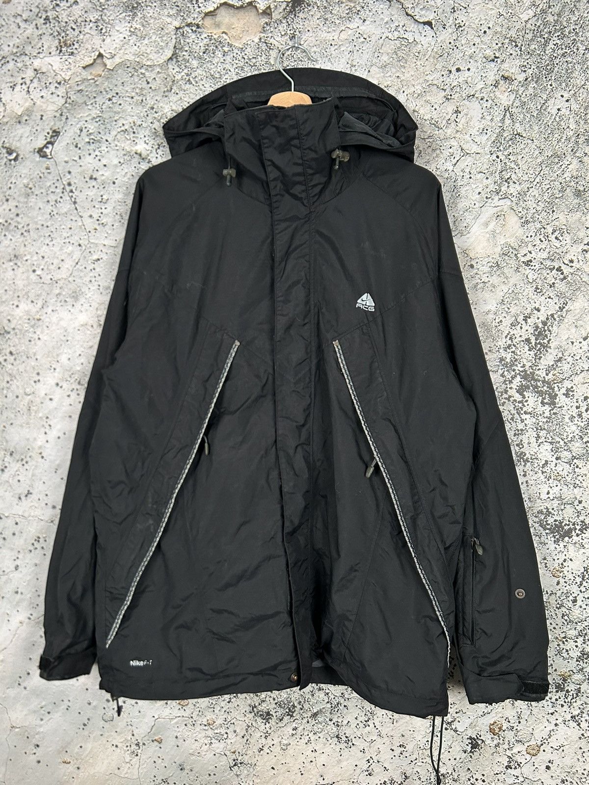 Nike × Nike ACG × Vintage Vintage Nike ACG Y2K Light Jacket Streetwear Gorpcore Drill | Grailed