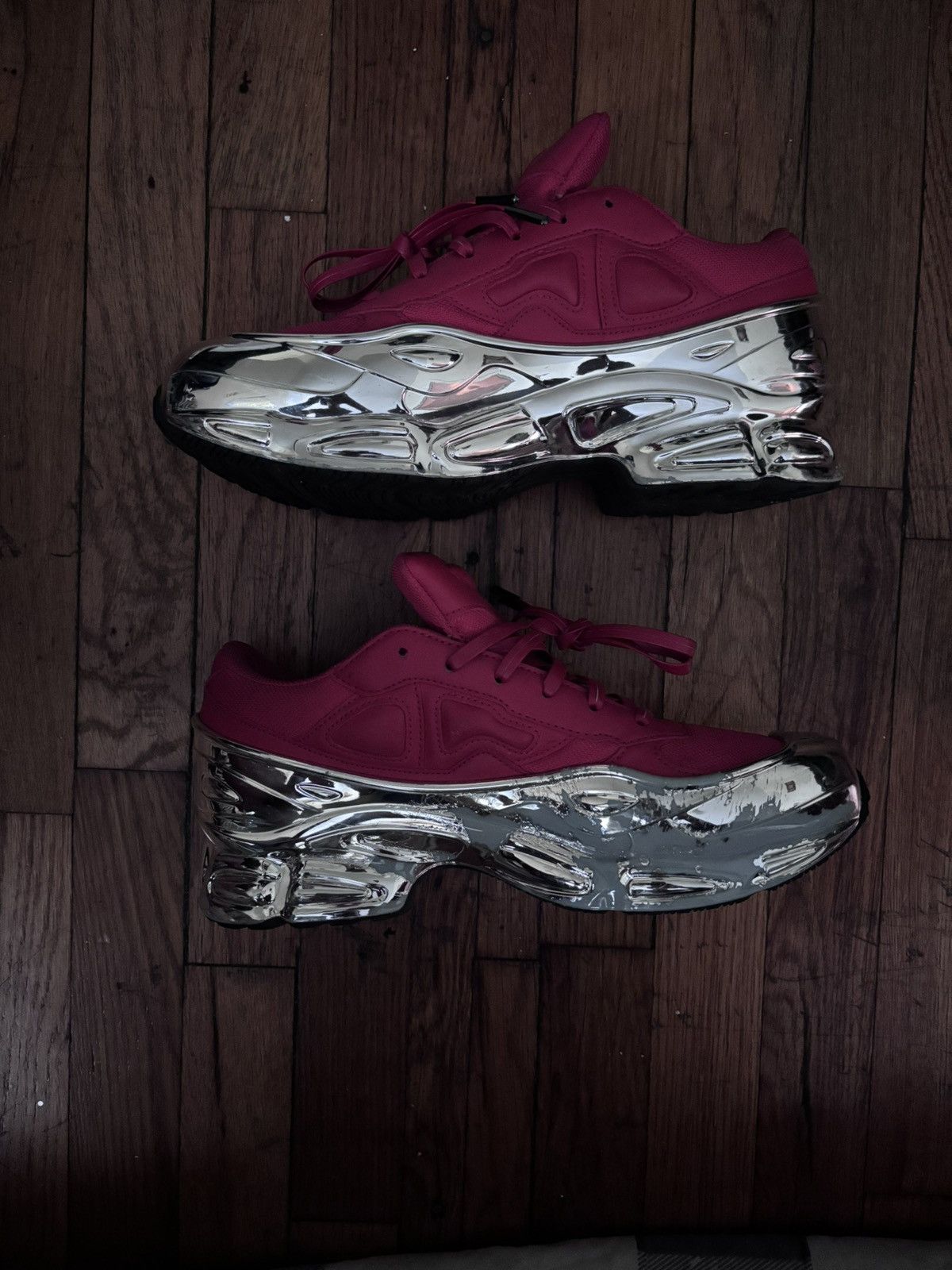 Adidas Raf Simons x Ozweego ‘Mirrored - Red’ | Grailed