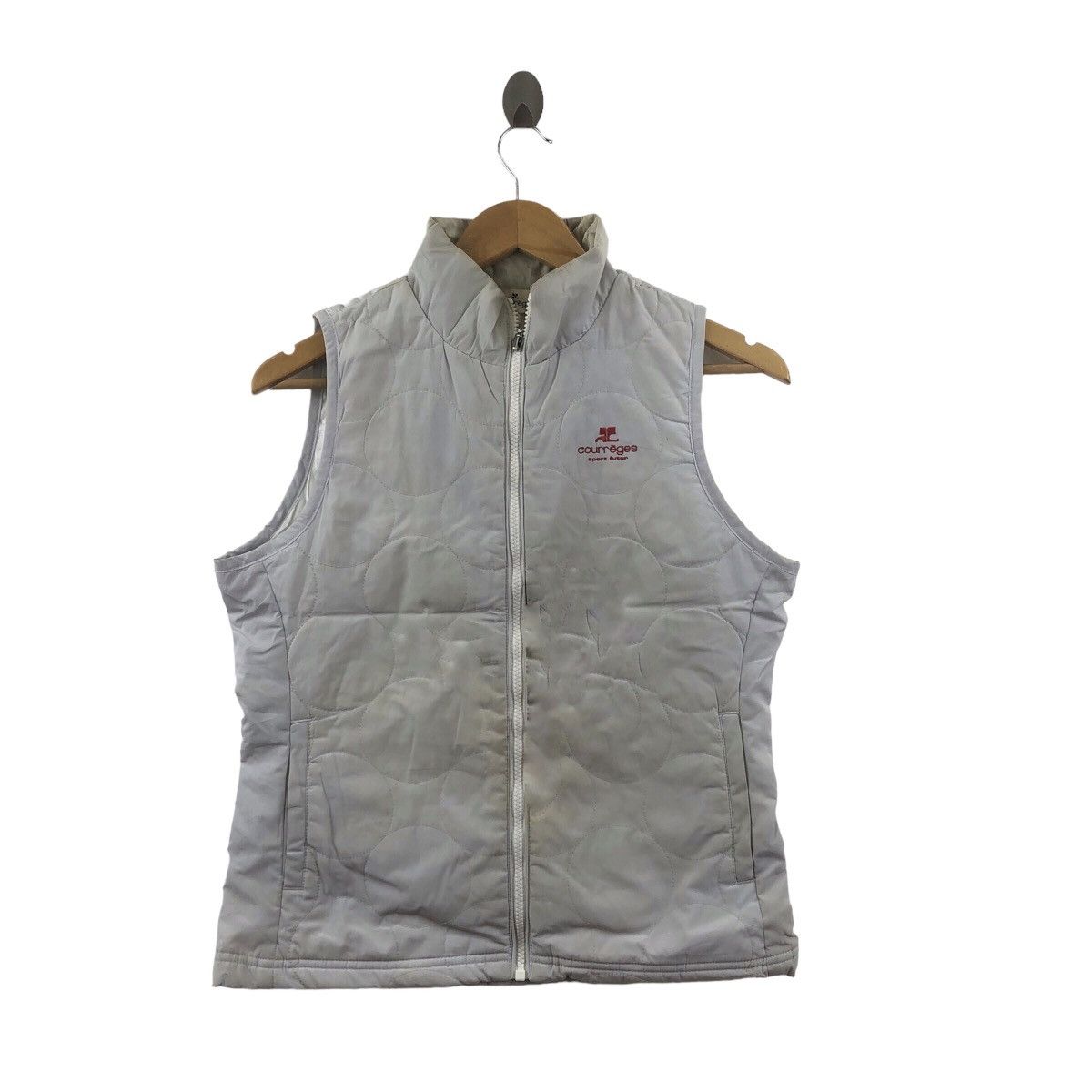 Courreges Vintage COURREGES PARIS Sport Futur Quilted Puffer Vest | Grailed