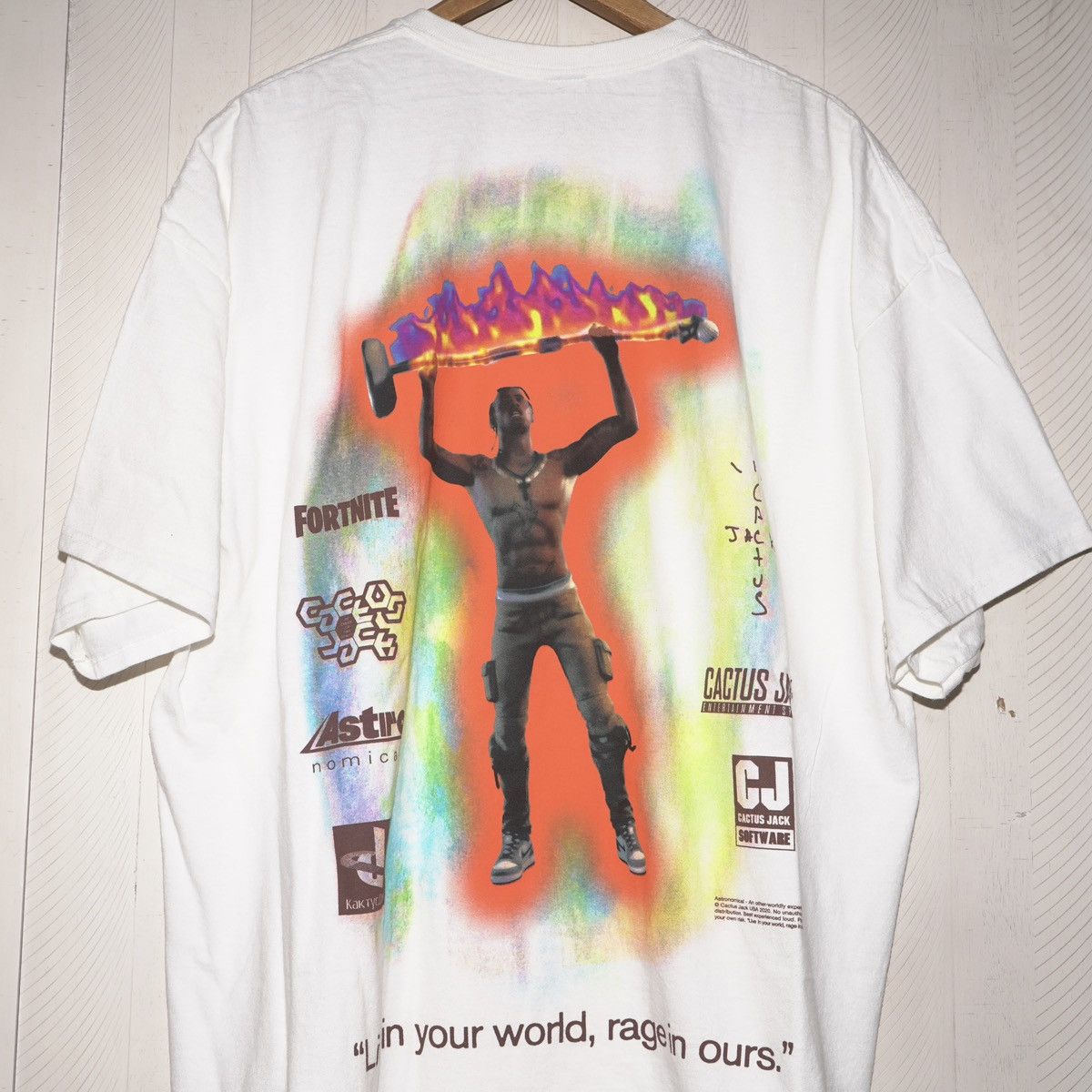Travis Scott Travis Scott x Fortnite The Scotts Rage Emote T-Shirt ...