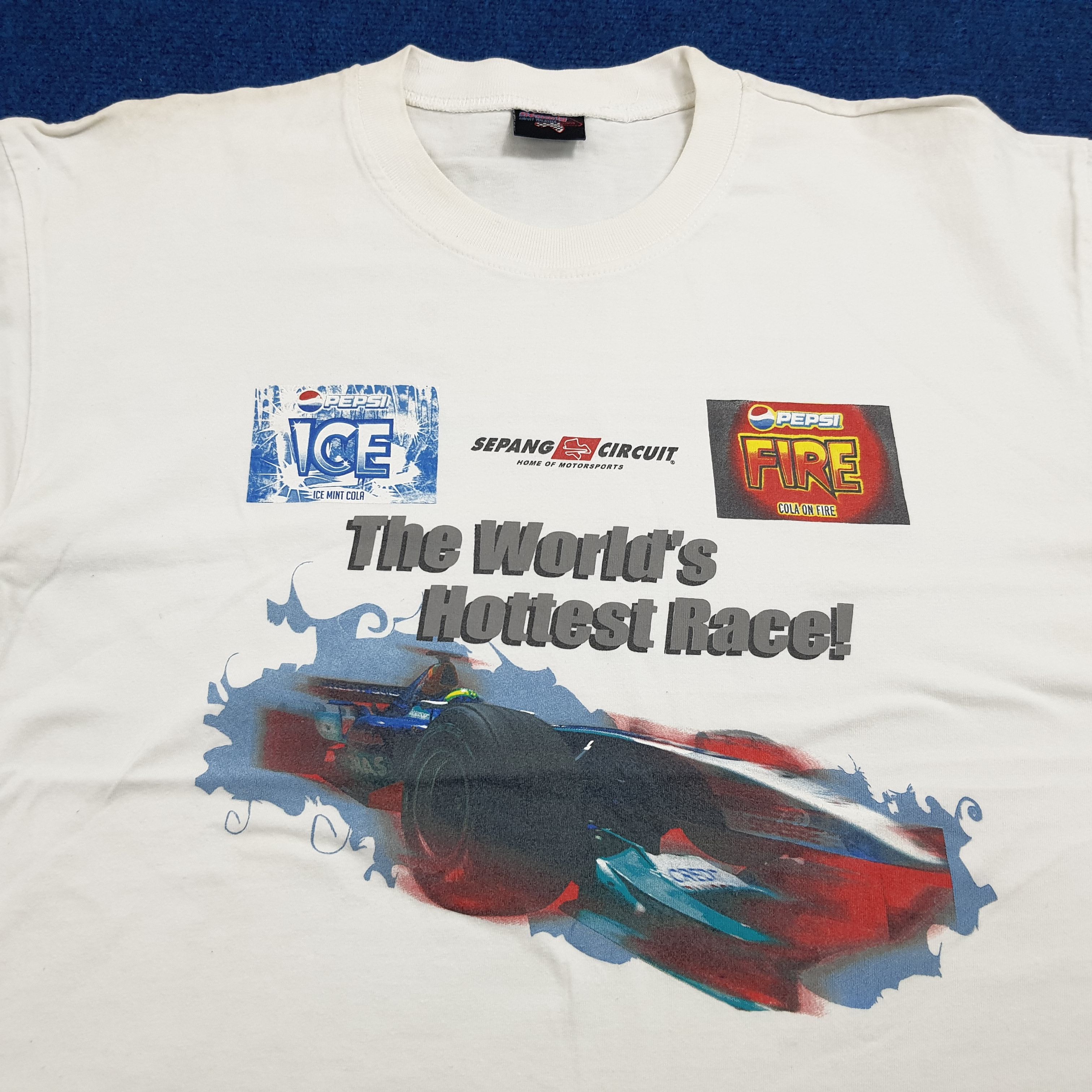 Pepsi × Racing PEPSI PETRONAS Malaysian Grand Prix 2005 Racing Tshirt ...