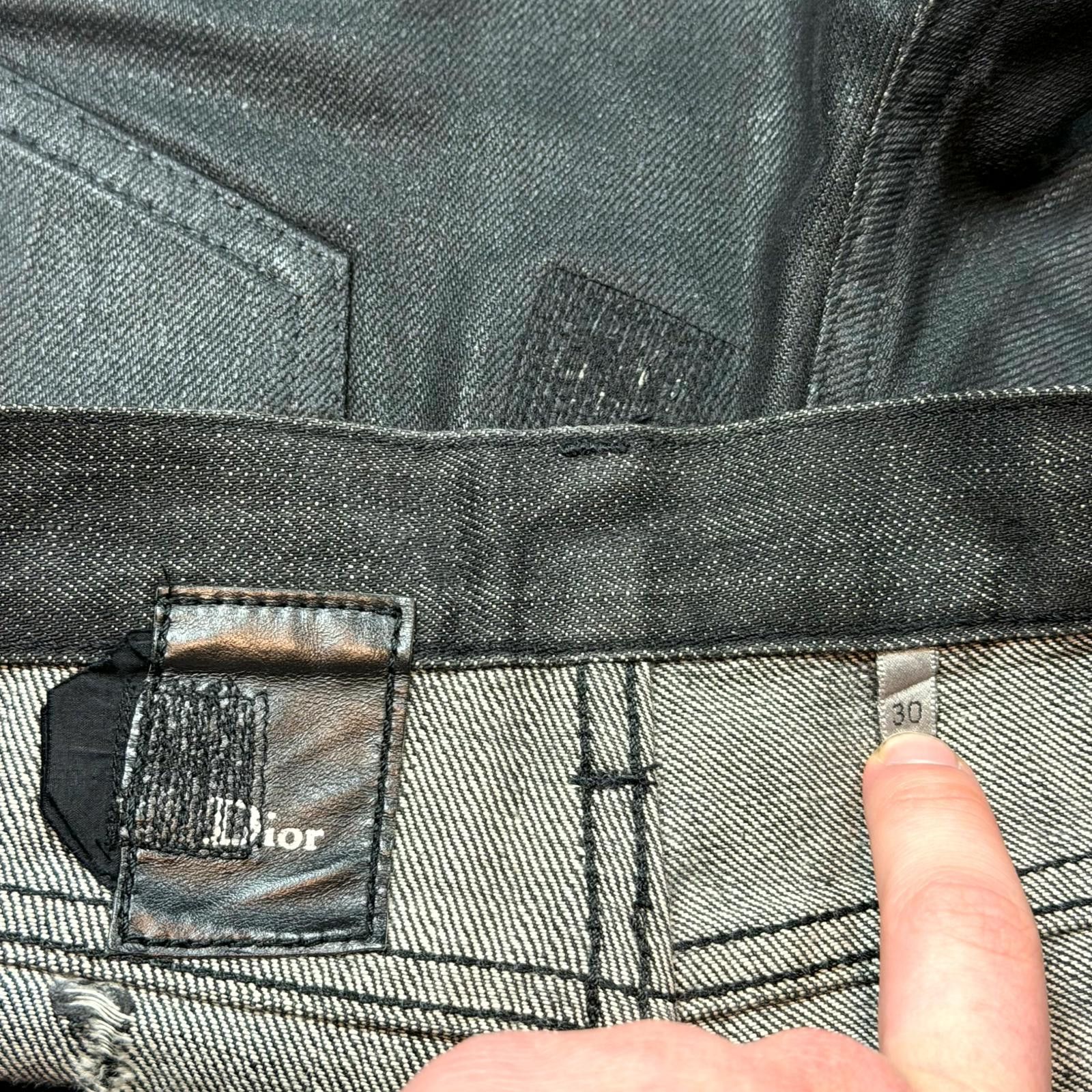Dior SS04 Dior Homme Waxed Strip Denim | Grailed