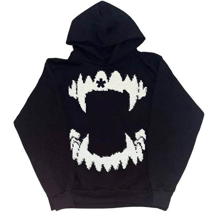 Streetwear VAMPIRE TEETH HOODIE | Grailed