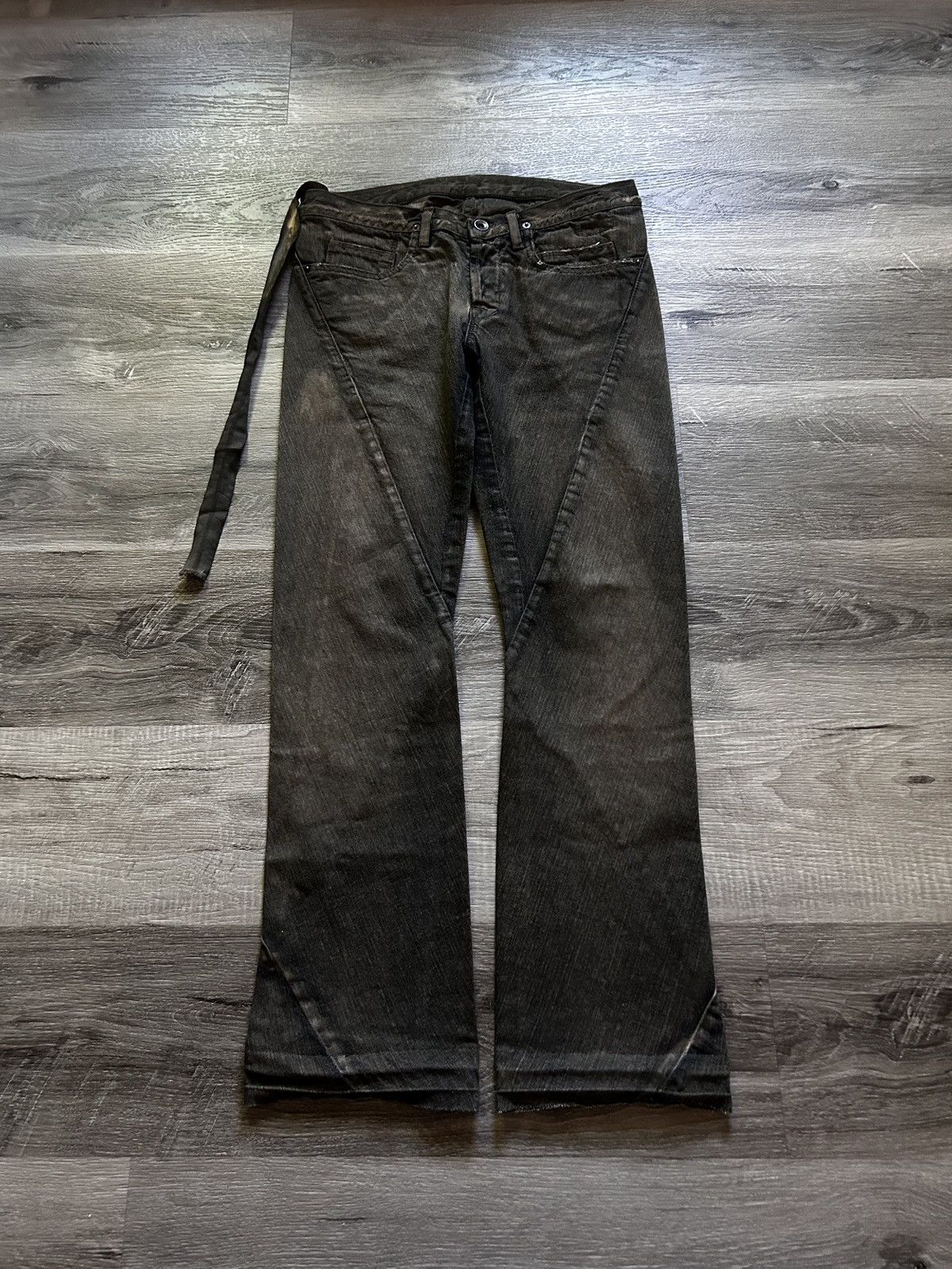 Rick Owens × Rick Owens Drkshdw RICK OWENS SPIRAL DENIM DUST | Grailed