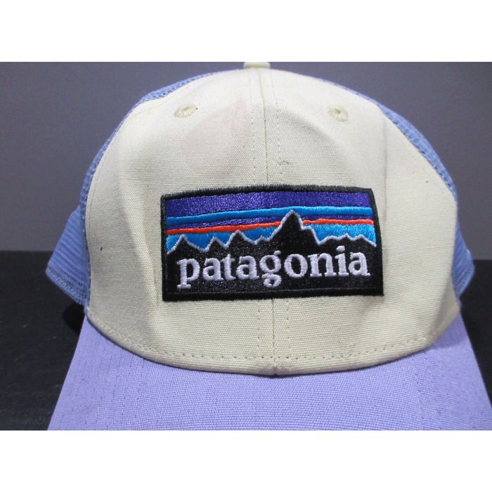 Patagonia Patagonia Hat Cap Snap Back Purple Yellow Patch Trucker ...