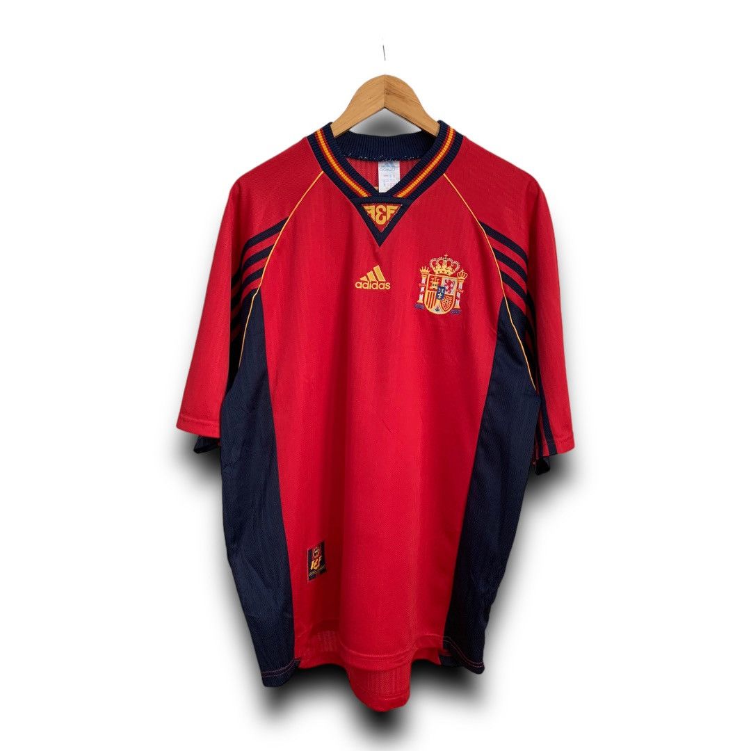 Soccer Jersey VINTAGE 1998 SPAIN HOME JERSEY | Grailed