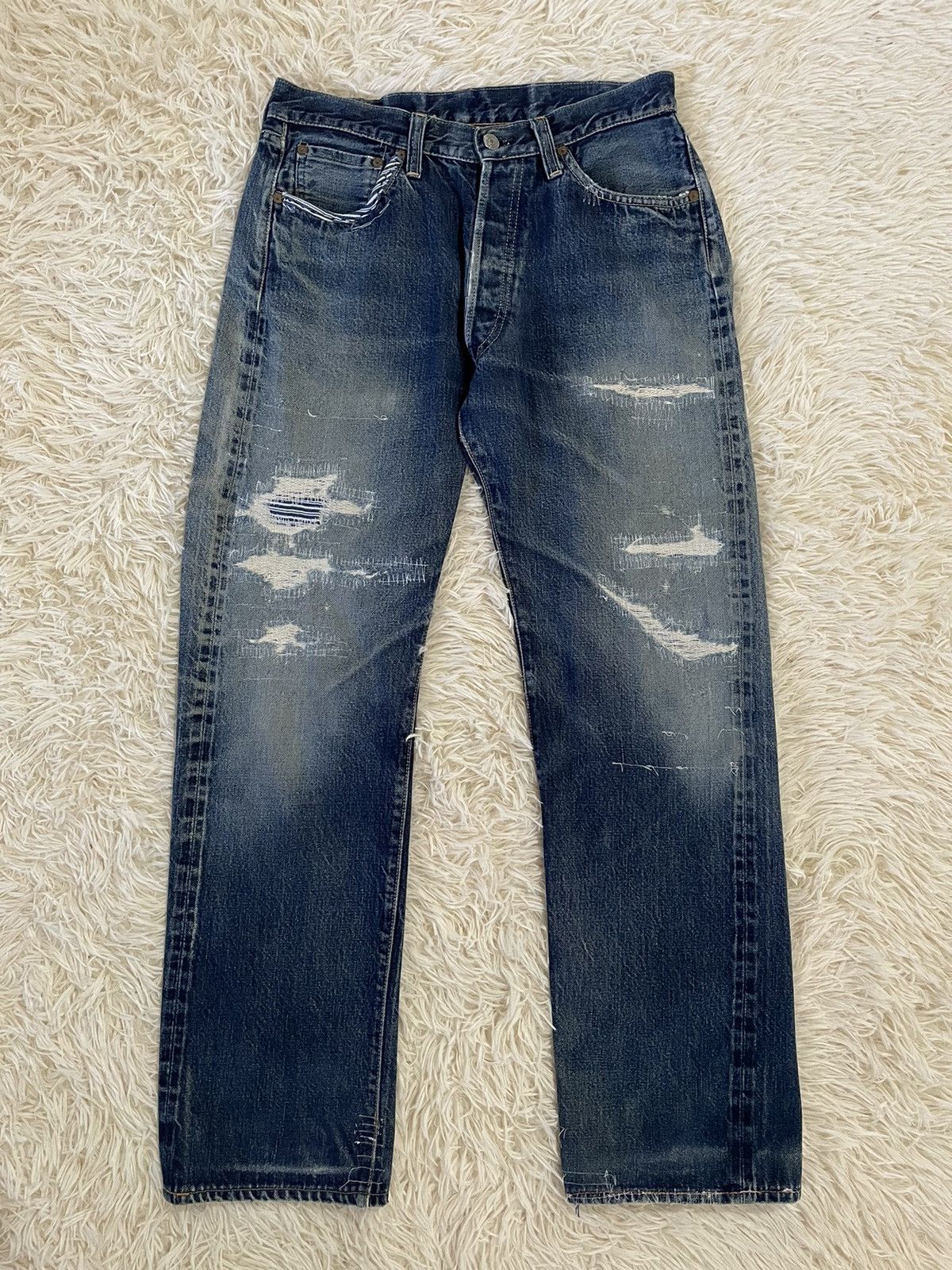 Distressed Denim × Full Count & Co. × Kurt Cobain Vintage Full Count & Co Grunge | Grailed