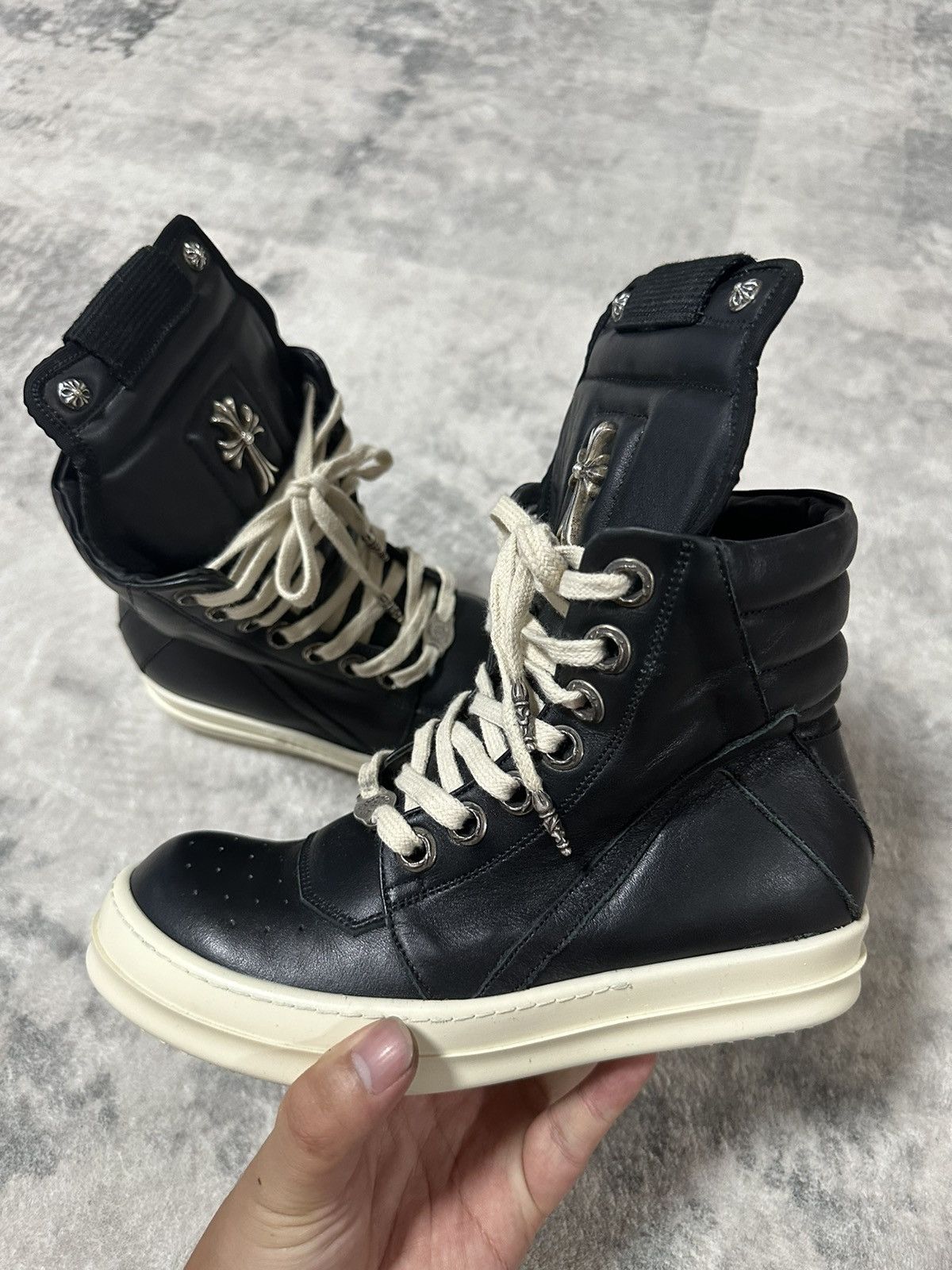 Chrome Hearts × Rick Owens Chrome Hearts x Rick Owens Geobasket ...