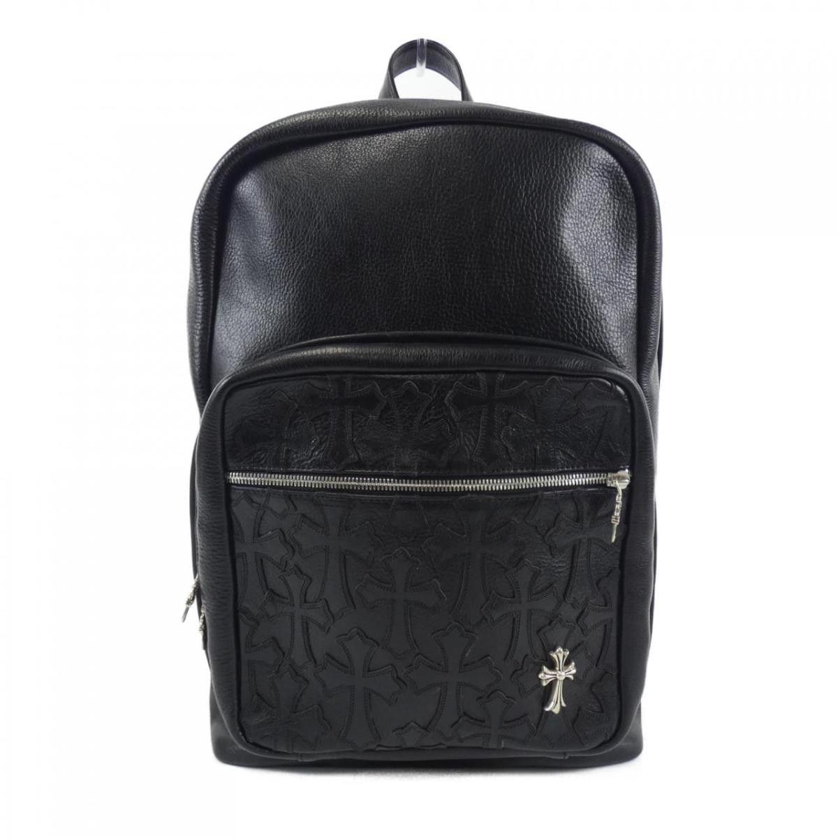 Pre-owned Chrome Hearts Cemetery Cross Backpack In Black | ModeSens
