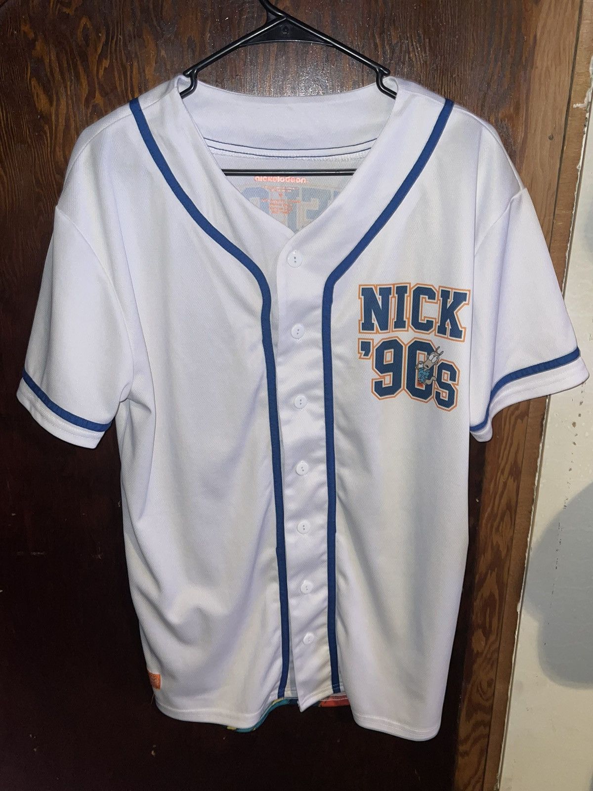 Jersey Nickelodeon Viacom 2023 90’s Nick Cartoon Baseball Jersey M ...