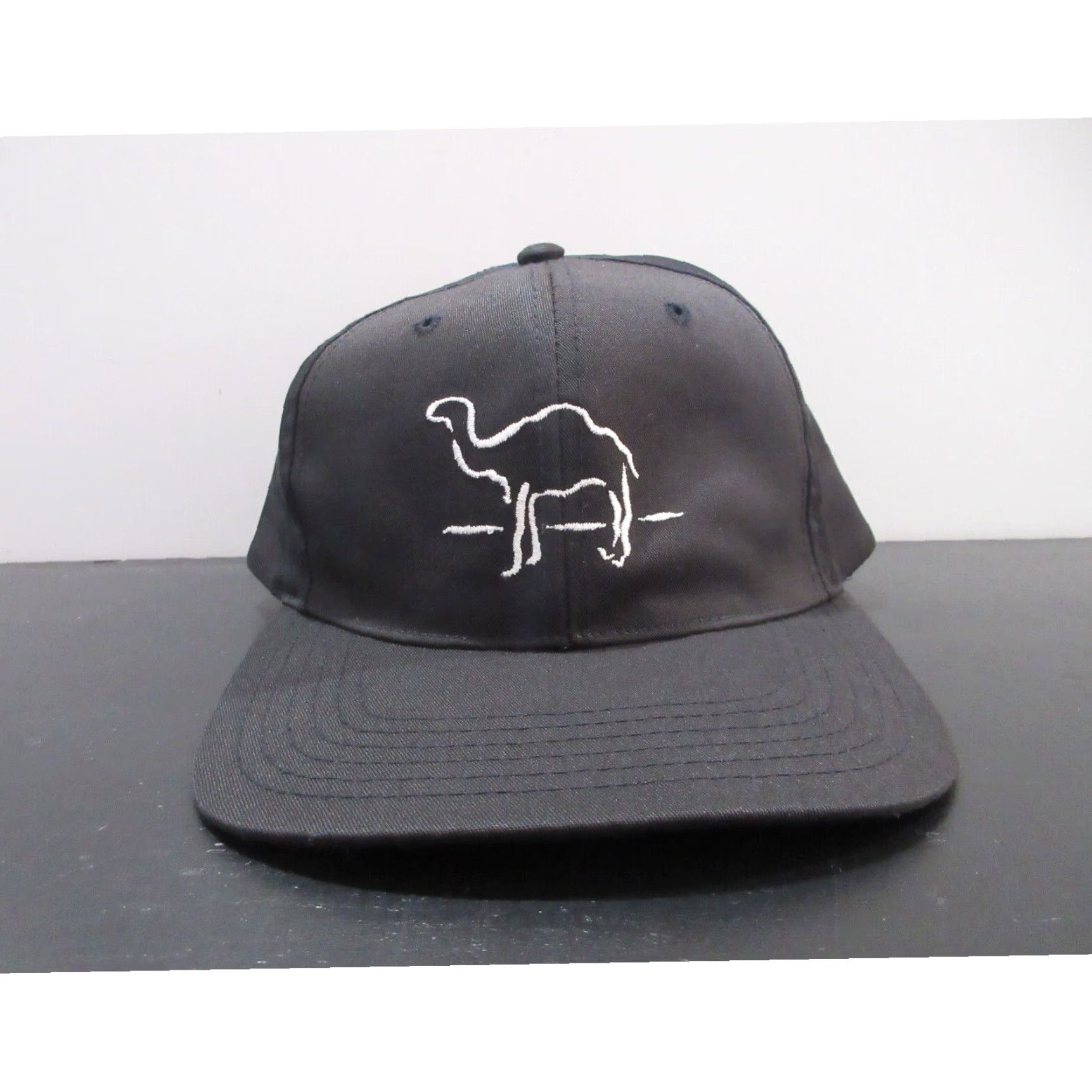 Camel Classic Black and White Logo Cigarette Style Adjustable Snap Back ...