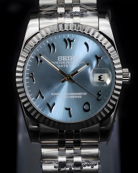 Seiko Seiko custom Arabic datejust watch | Grailed