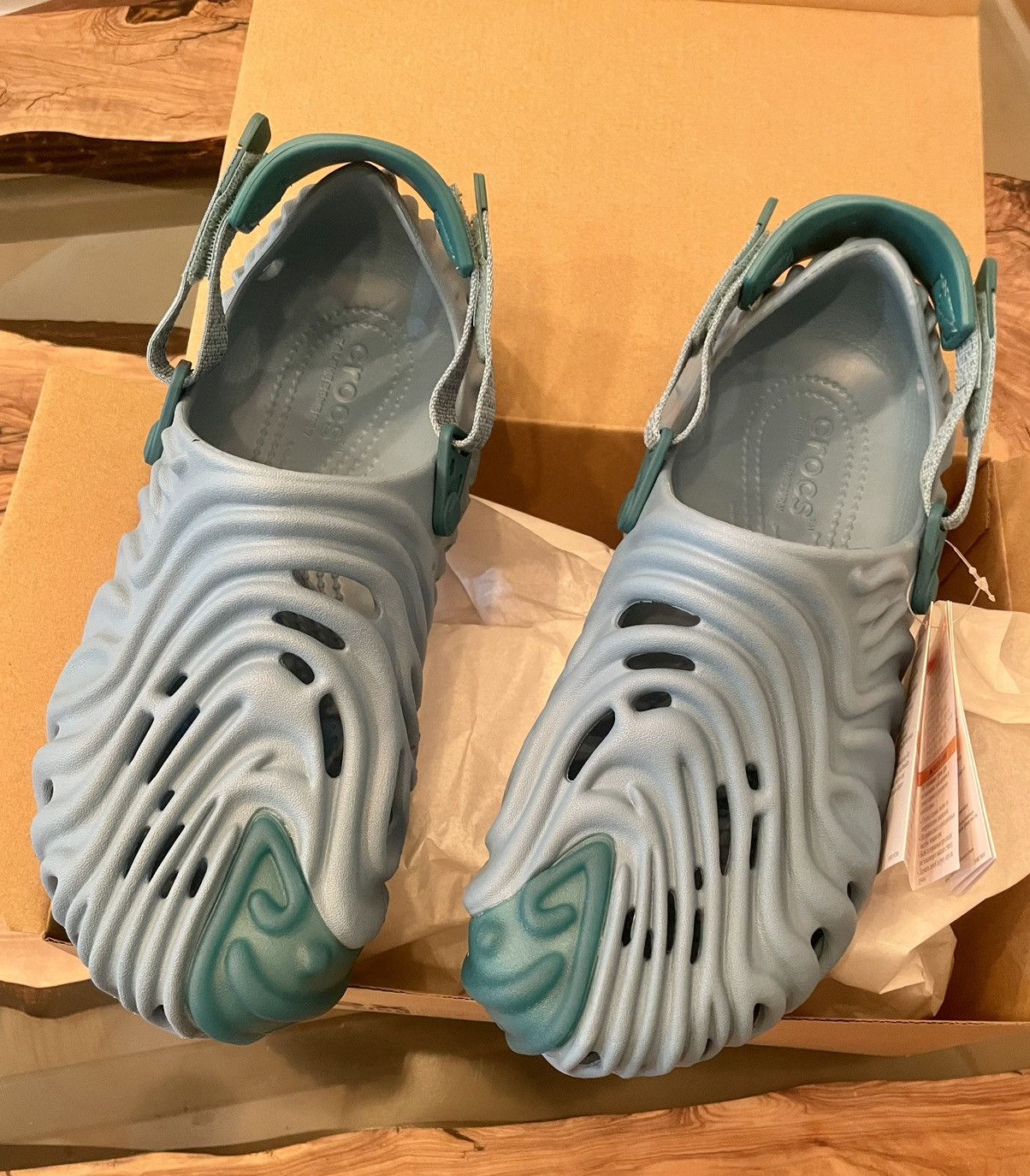Crocs SALEHE BEMBURY X CROCS THE POLLEX CLOG - TURQUOISE TONIC M11 ...