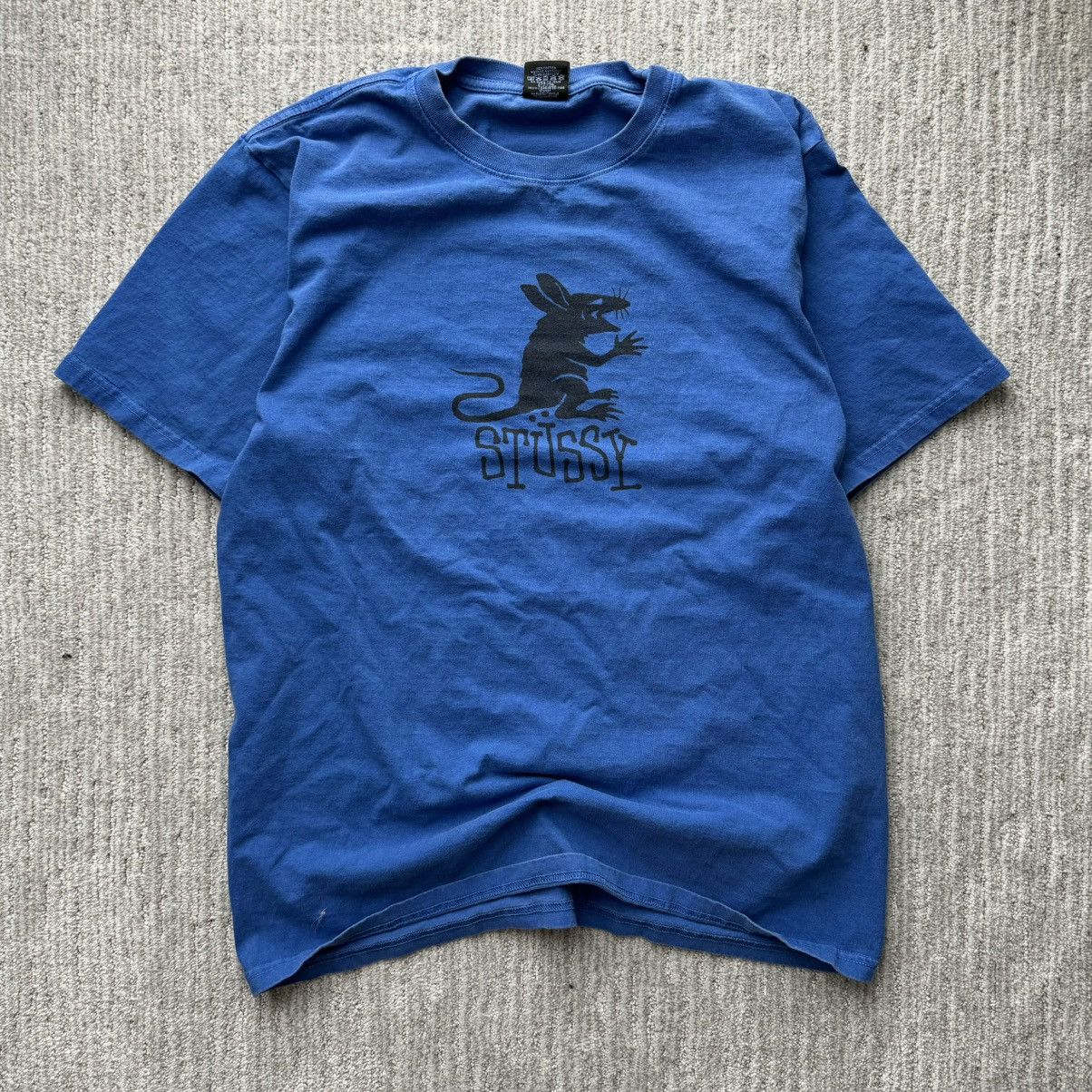 Vintage Crazy Rare Vintage Y2K Stussy Rat Streetwear T Shirt | Grailed