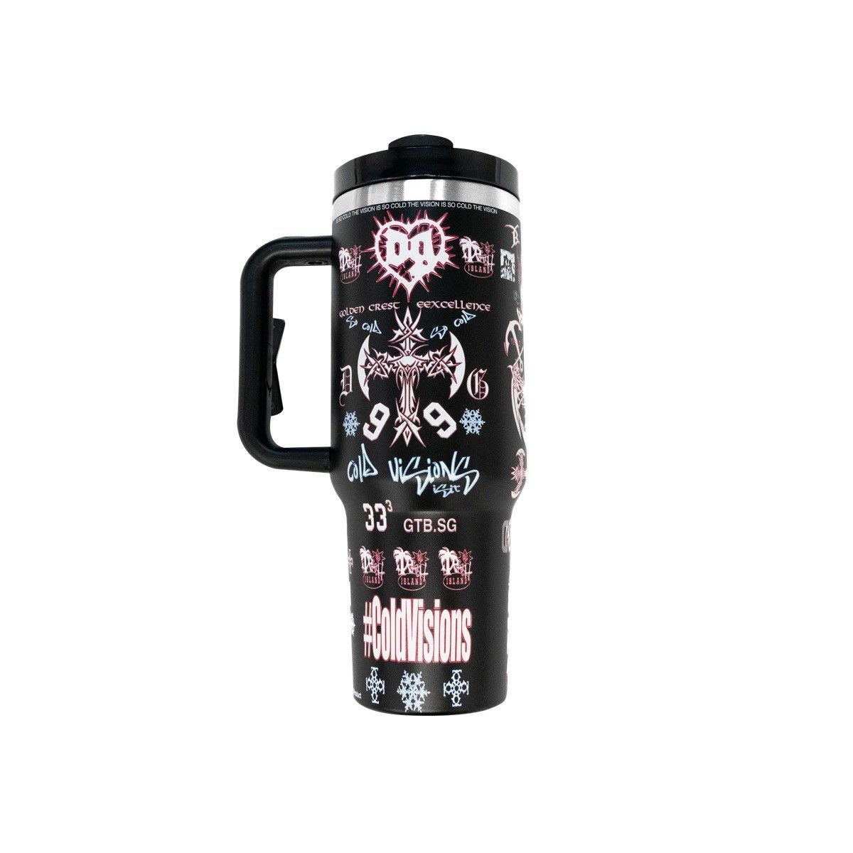 Drain Gang × Goth Money × Haunted Mound COLD VISIONS TUMBLER STANLEY ...