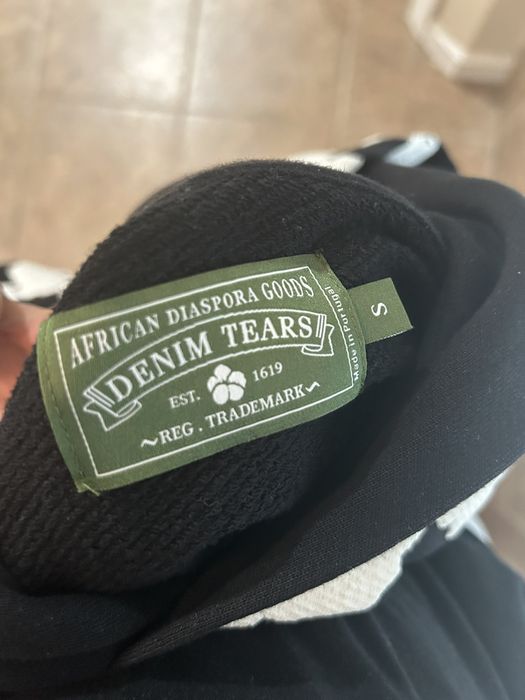 DENIM TEARS Black Denim Tears Hoodie | Grailed