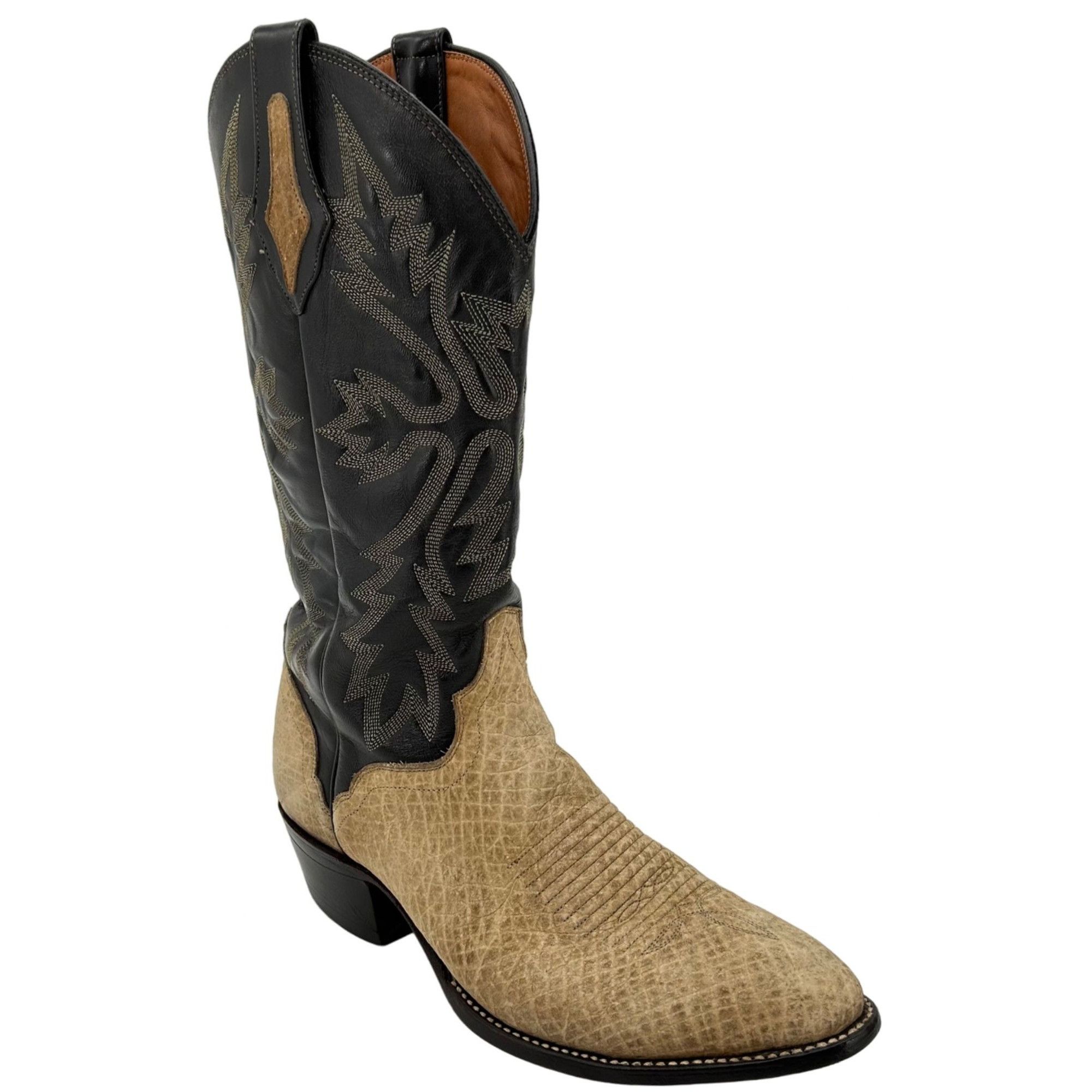 Other Vintage El Dorado Exotic Sueded Hippo Cowboy Boots Men's 9 | Grailed