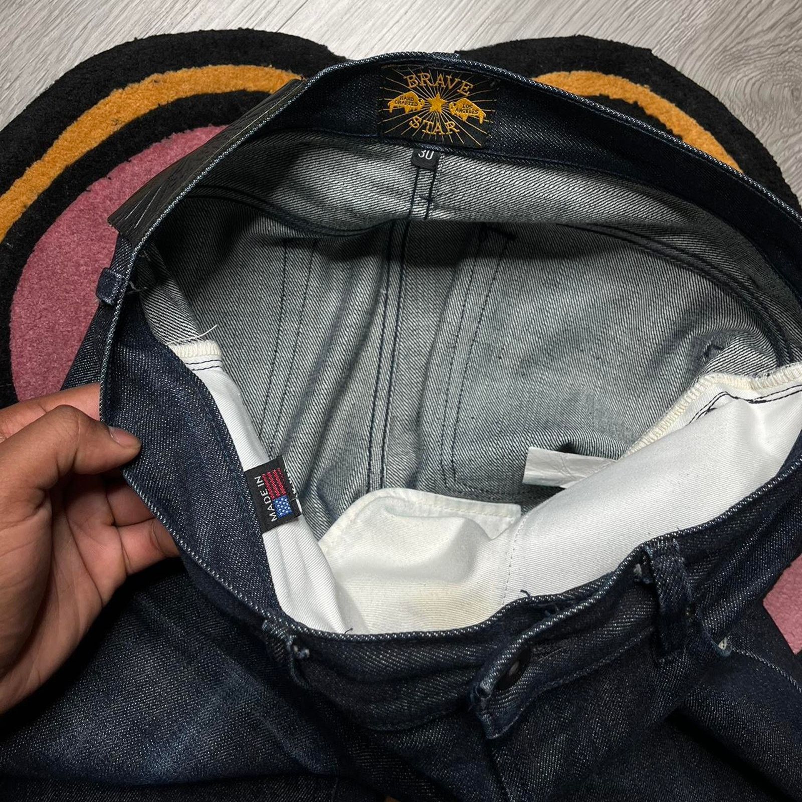 Brave Star Selvage Brave Star Button Fly USA Made Selvedge Denim Jeans ...