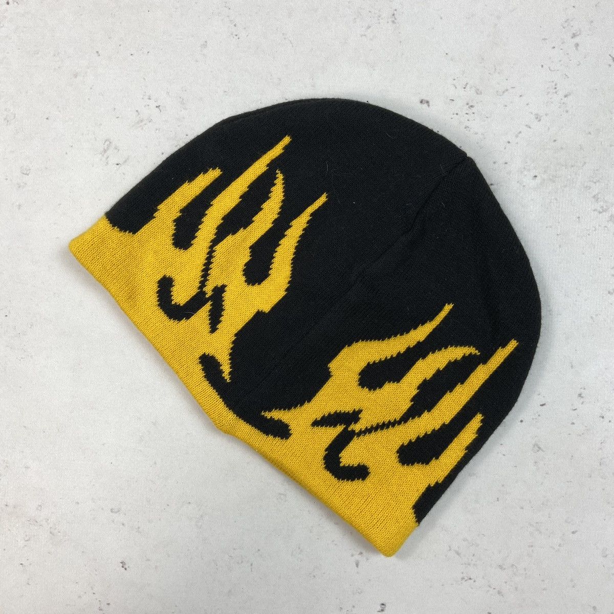 Vintage 00s VINTAGE HYPE FLAME Beanie Hat USA Y2K | Grailed
