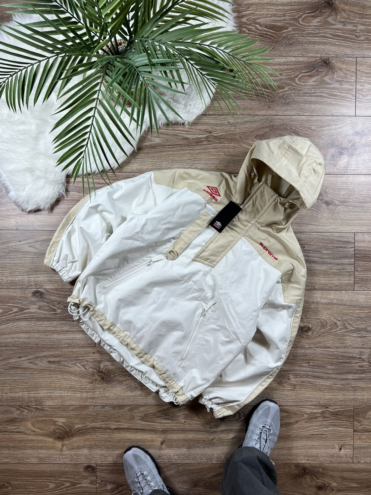 Supreme 💣 SS23 SUPREME X UMBRO RARE BIG LOGO HOODED ANORAK JACKET | Grailed