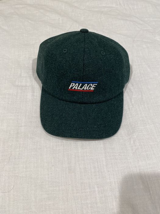 Palace Palace Wool Green Baseball Cap | Grailed