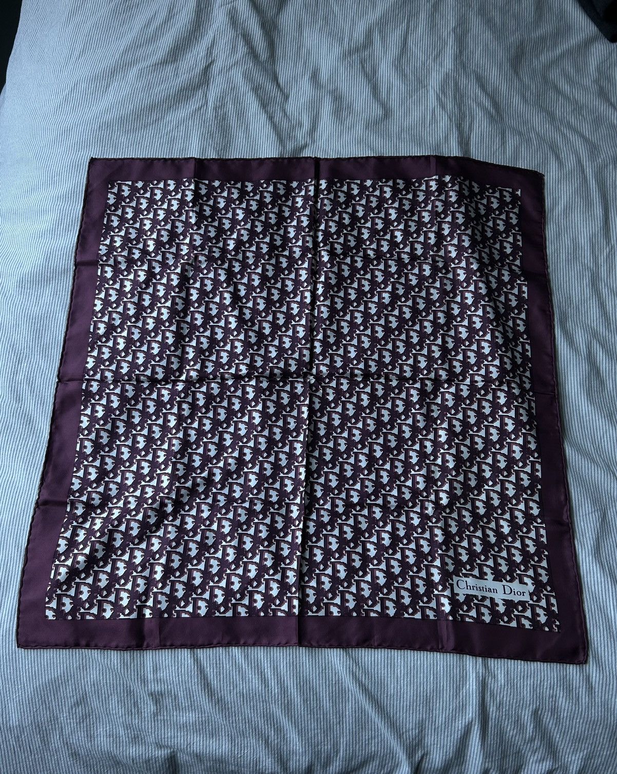 Dior Large Red Dior Trotter Silk Scarf | Grailed
