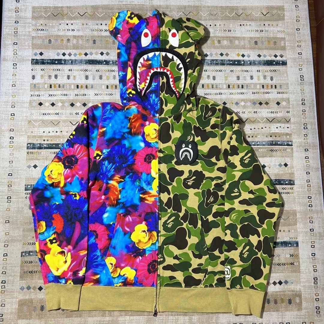 Bape LIMITED SHARK FULL ZIP HOODIE | Grailed