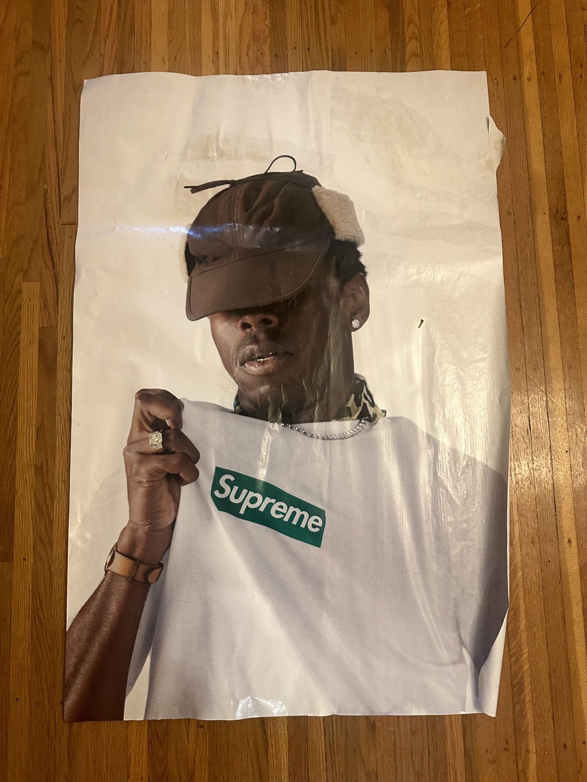 Supreme 2024 Supreme x Tyler The Creator Box Logo Campaign Poster | Grailed