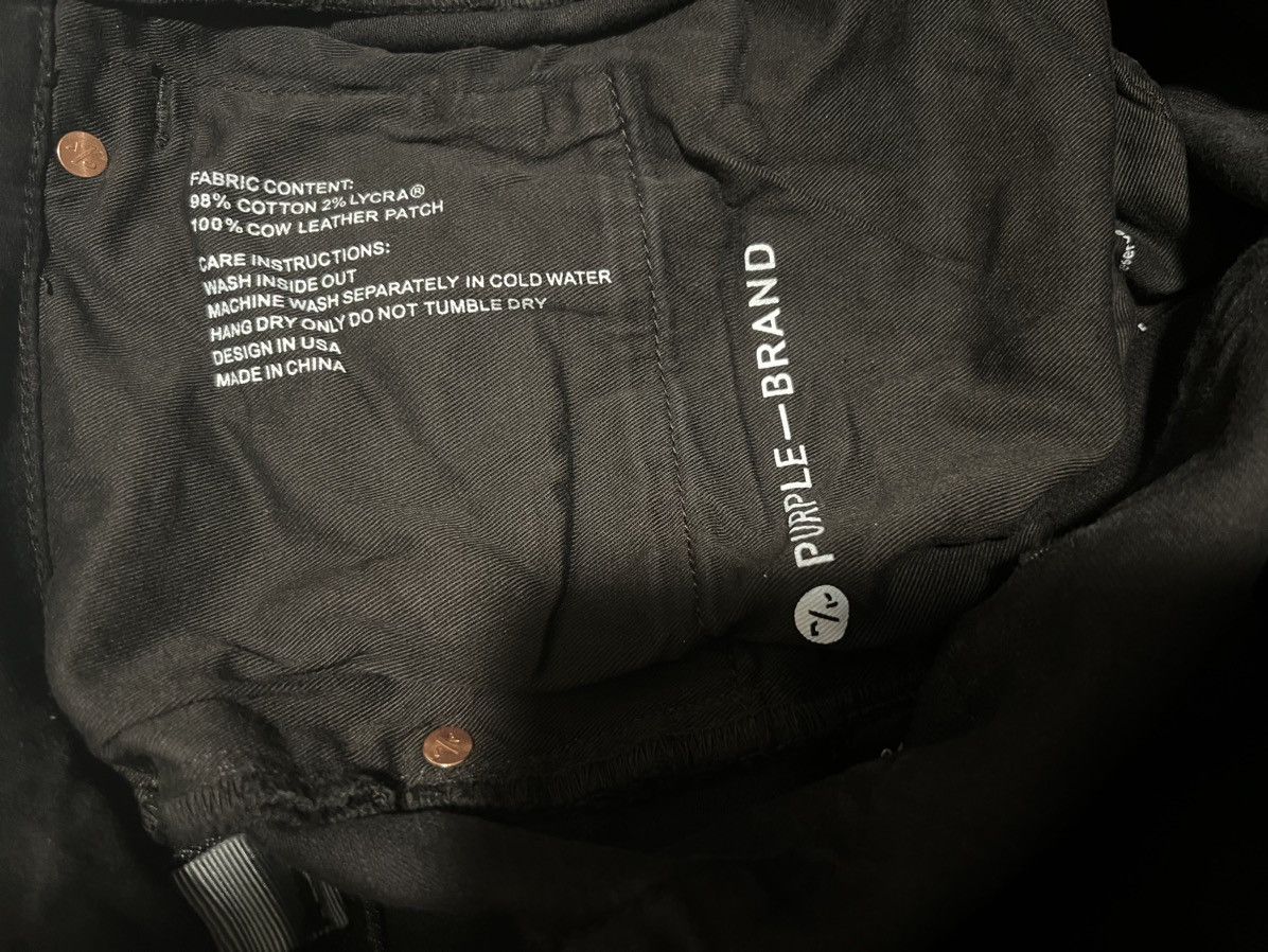 Purple × Purple Brand Purple Brand Jeans Mens Drop Fit P002 Black Size ...