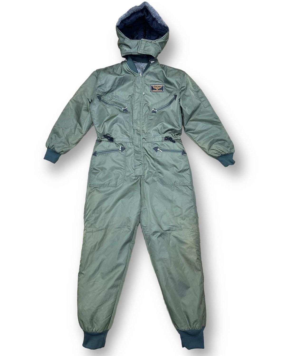 Military × Vintage Vintage Overall Uss Enterprise Commander Army Suit ...