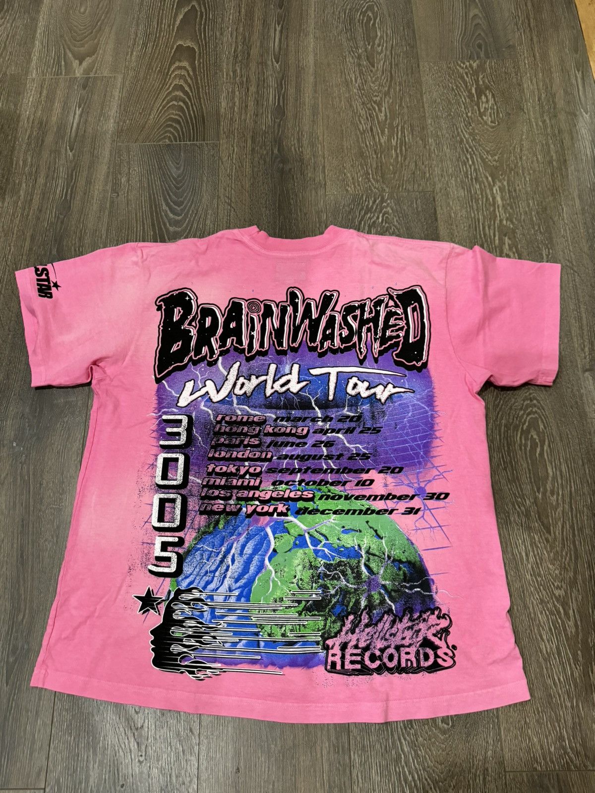 HELLSTAR Hellstar Brainwashed World Tour T-Shirt | Grailed