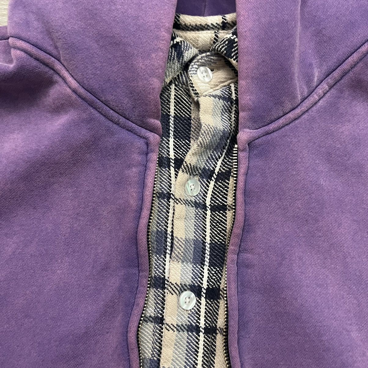 The GV Gallery GV Gallery Raspberry Hills Flannel Zip Up Hoodie | Grailed