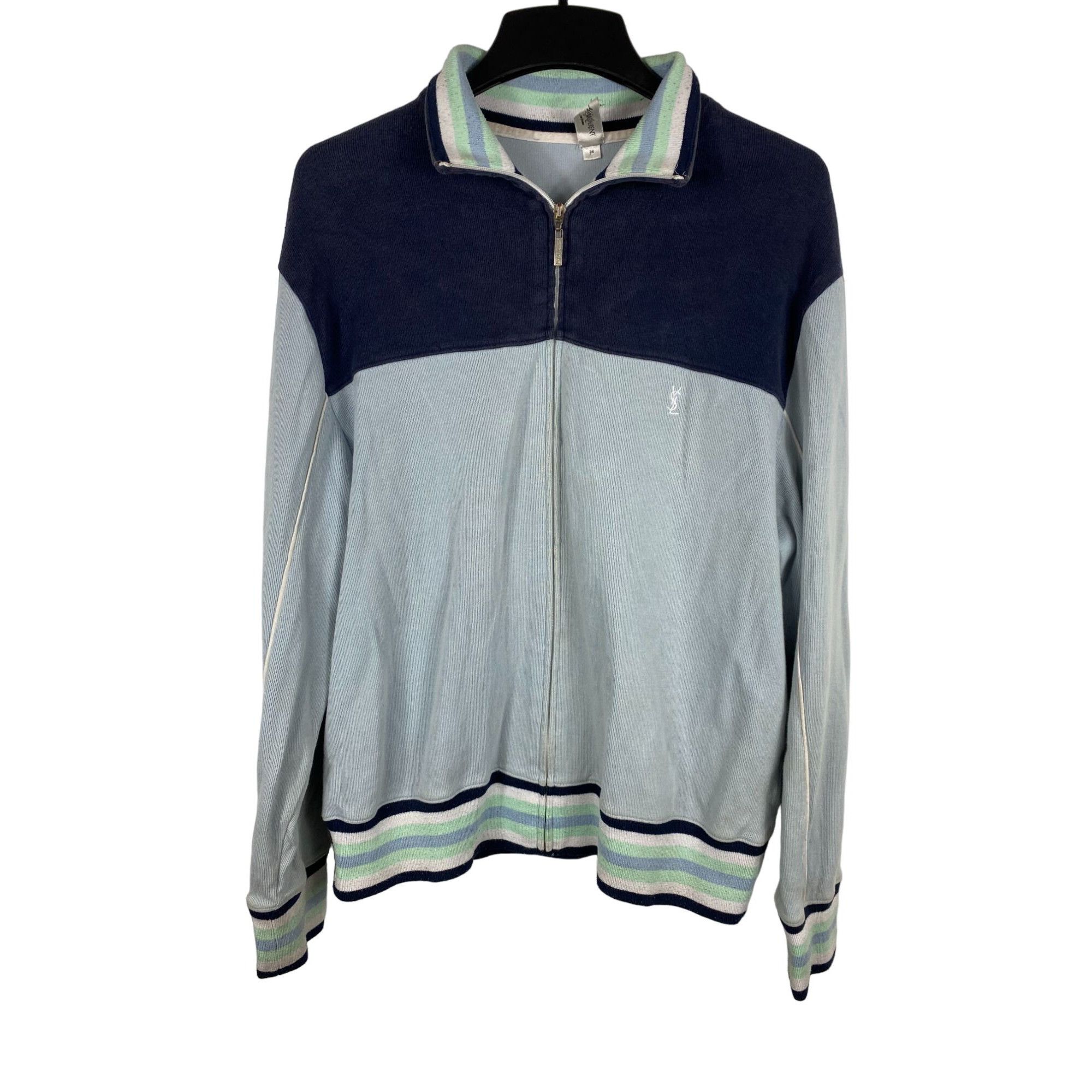 Yves Saint Laurent Vintage YSL Yves Saint Laurent Zip Up Sweatshirt ...