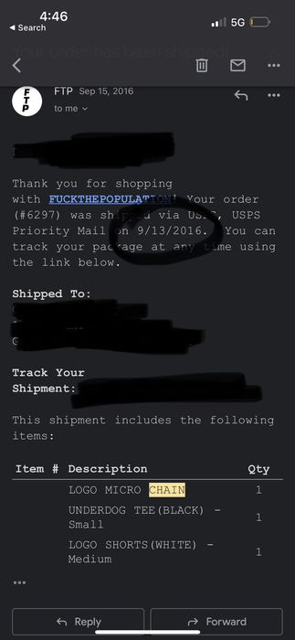 Fuck The Population *VERY RARE* 2016 FTP OG micro chain | FTP chain ...