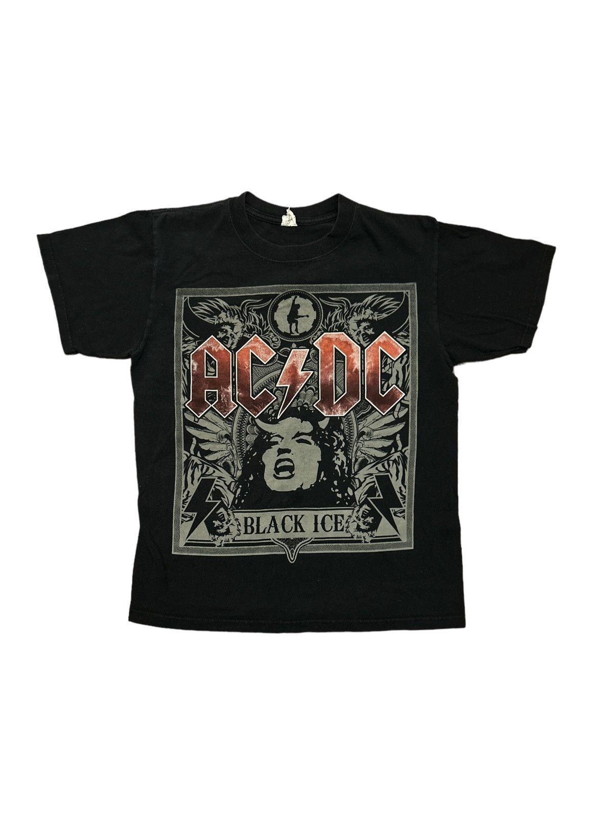 Anvil × Vintage Y2k AC/DC black ice shirt | Grailed