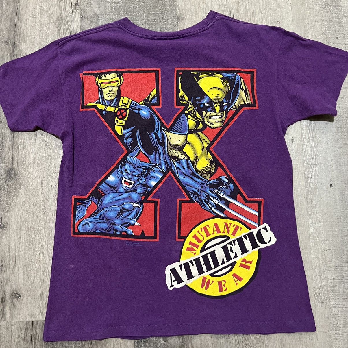 Marvel Comics × Vintage VTG Marvel Comics X-Men Survival 101 Purple ...