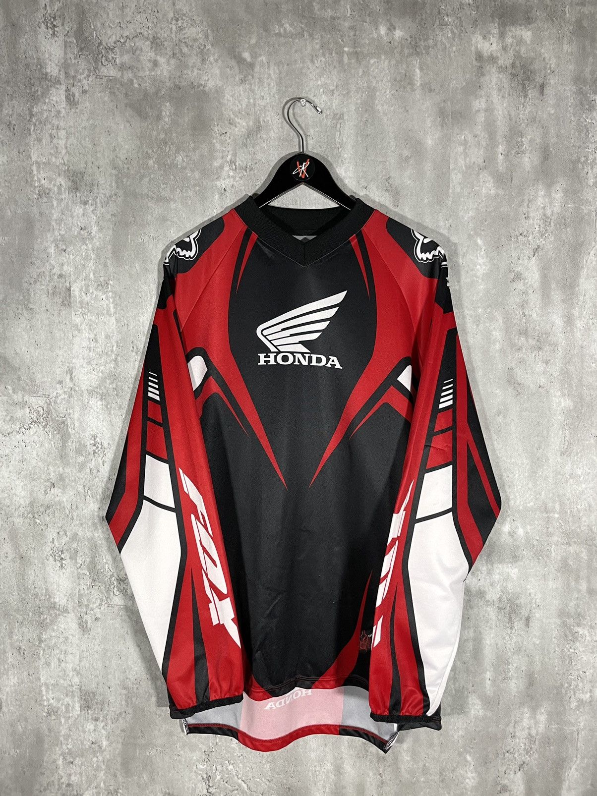 Honda 2000s Fox Racing x Honda Motorcross Red Longsleeve | Grailed