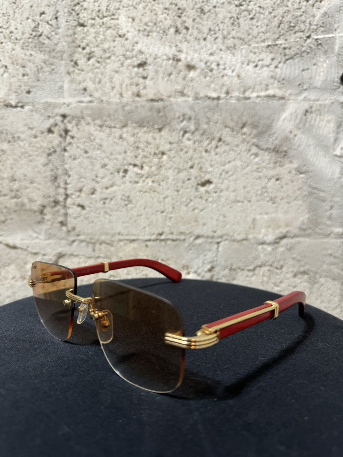 Cartier CARTIER Red Woods Buffs Sunglasses | Grailed