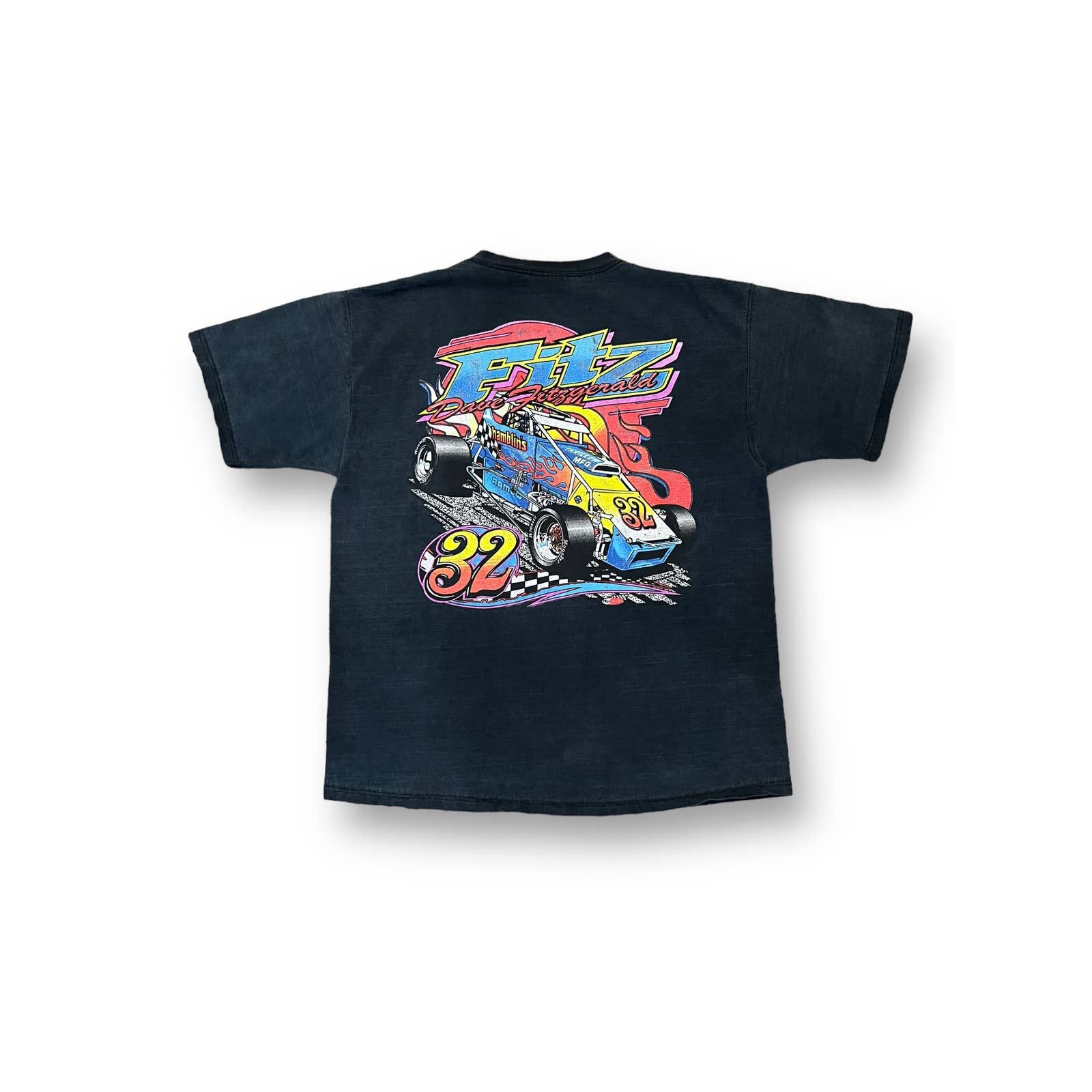 NASCAR × The Simpsons × Vintage 90's USAC x The Simpsons Race Car T ...