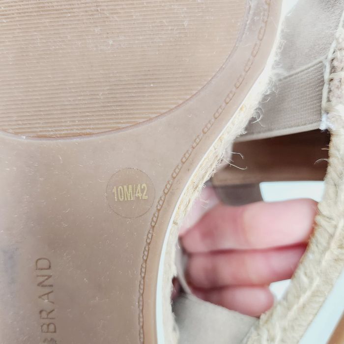 Lucky Brand Lucky Brand Rifka Tan Canvas Casual Slip On Espadrille Shoe ...