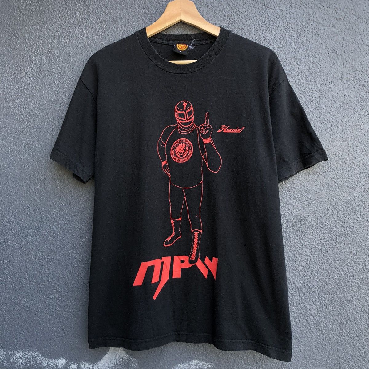 Vintage New Japan Pro Wrestling Super Strong Machine Junji Tshirt | Grailed