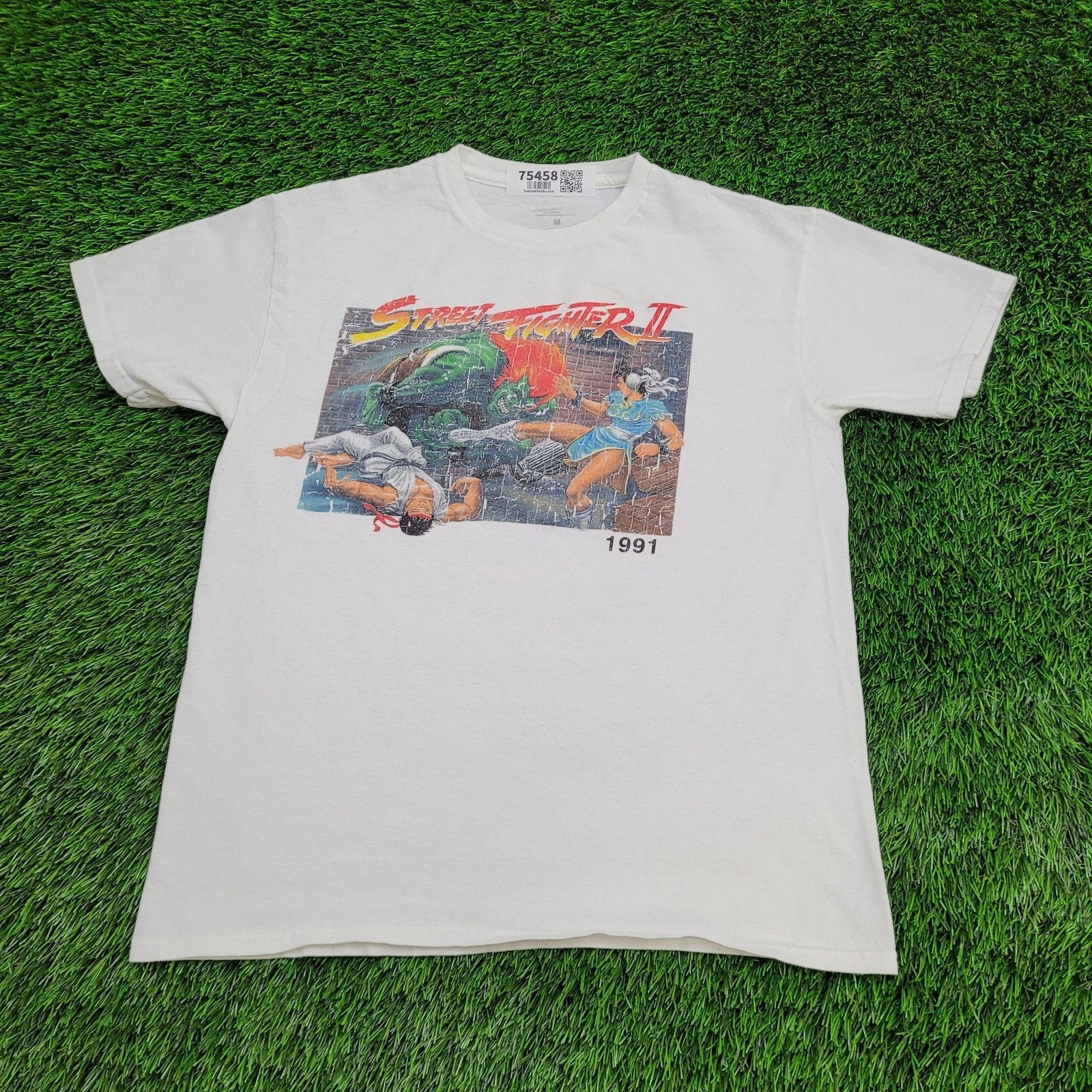 Street Fighter 1991 Street Fighter II Shirt Medium 19x24 Arcade Game ...