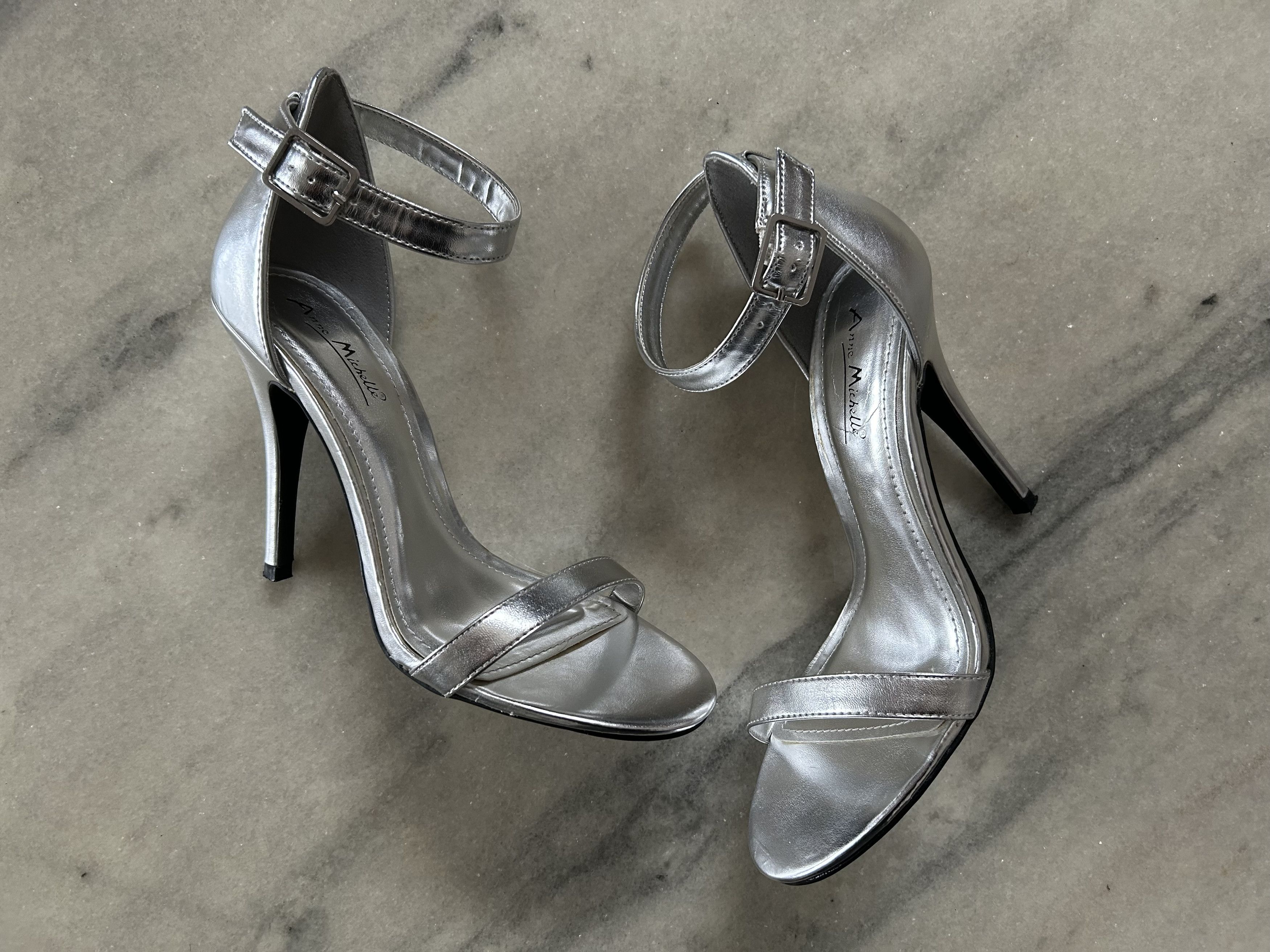 Other Vegan Ankle Strap Heels 7.5 Anne Michelle Charlotte Russe | Grailed