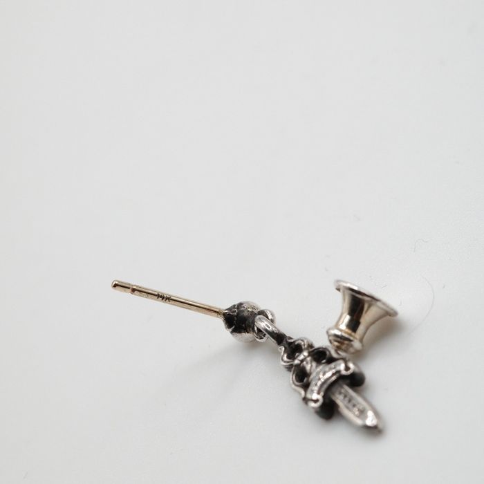 Chrome Hearts RARE Chrome Hearts Dagger Drop Earring | Grailed