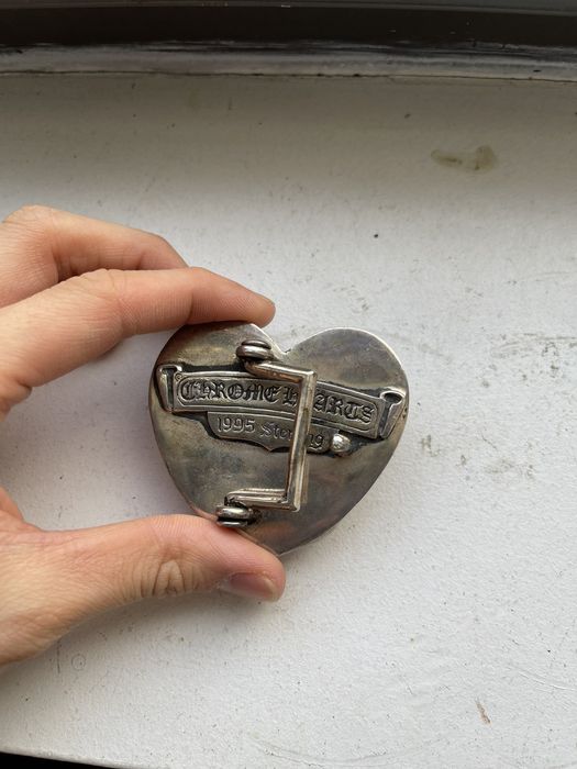 Chrome Hearts Chrome hearts heart buckle | Grailed
